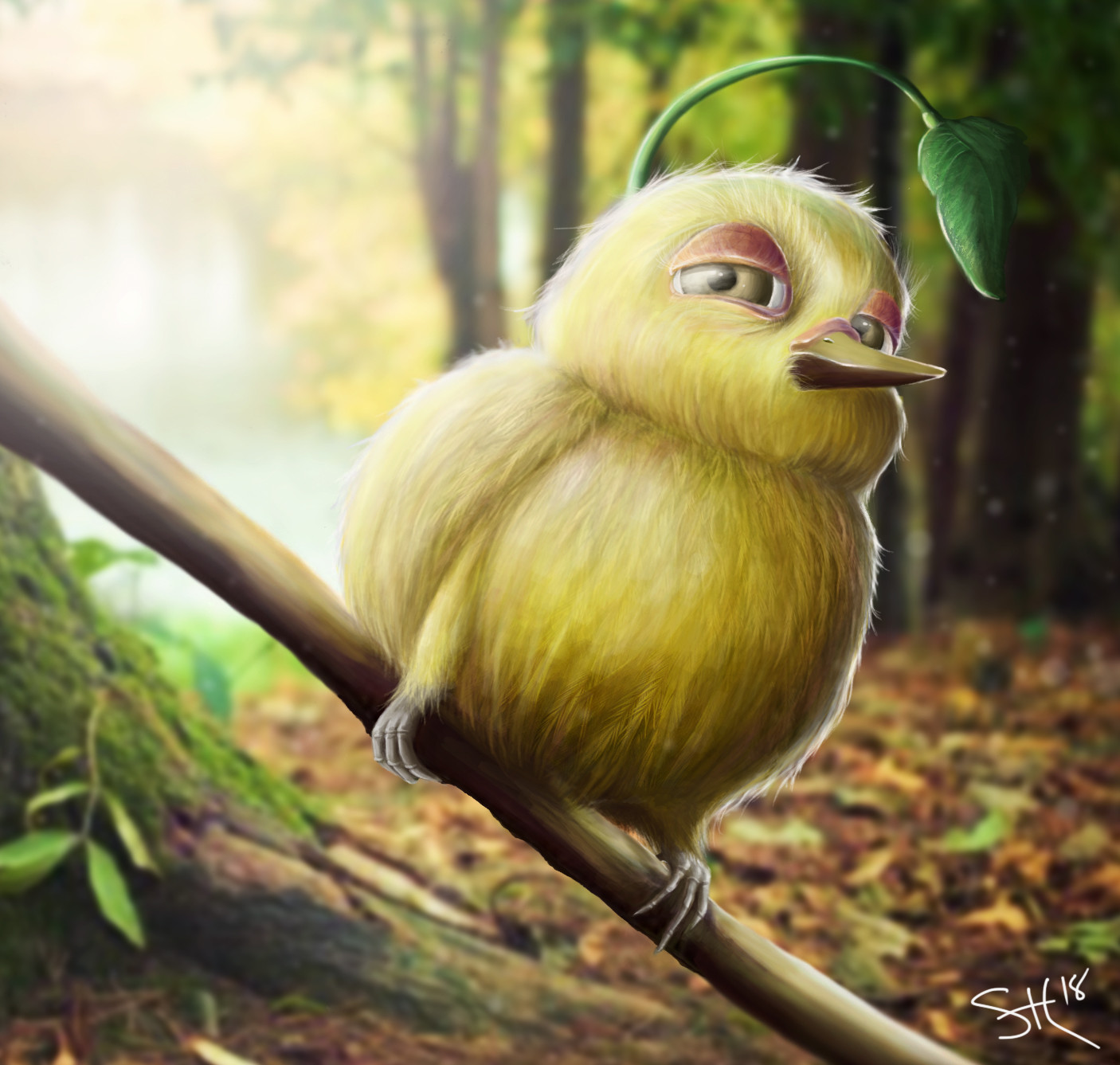 ArtStation - Jake The Bird Illustration