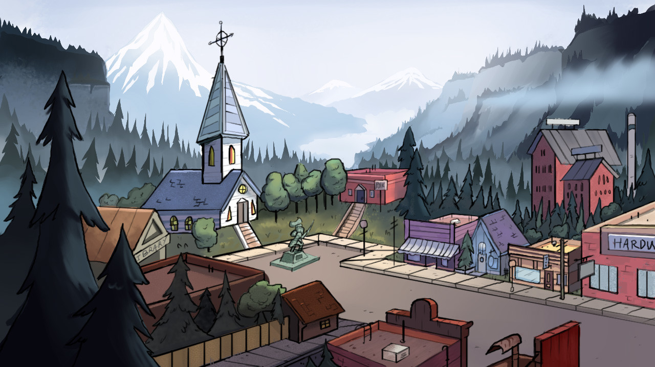 ArtStation - Gravity falls study 3