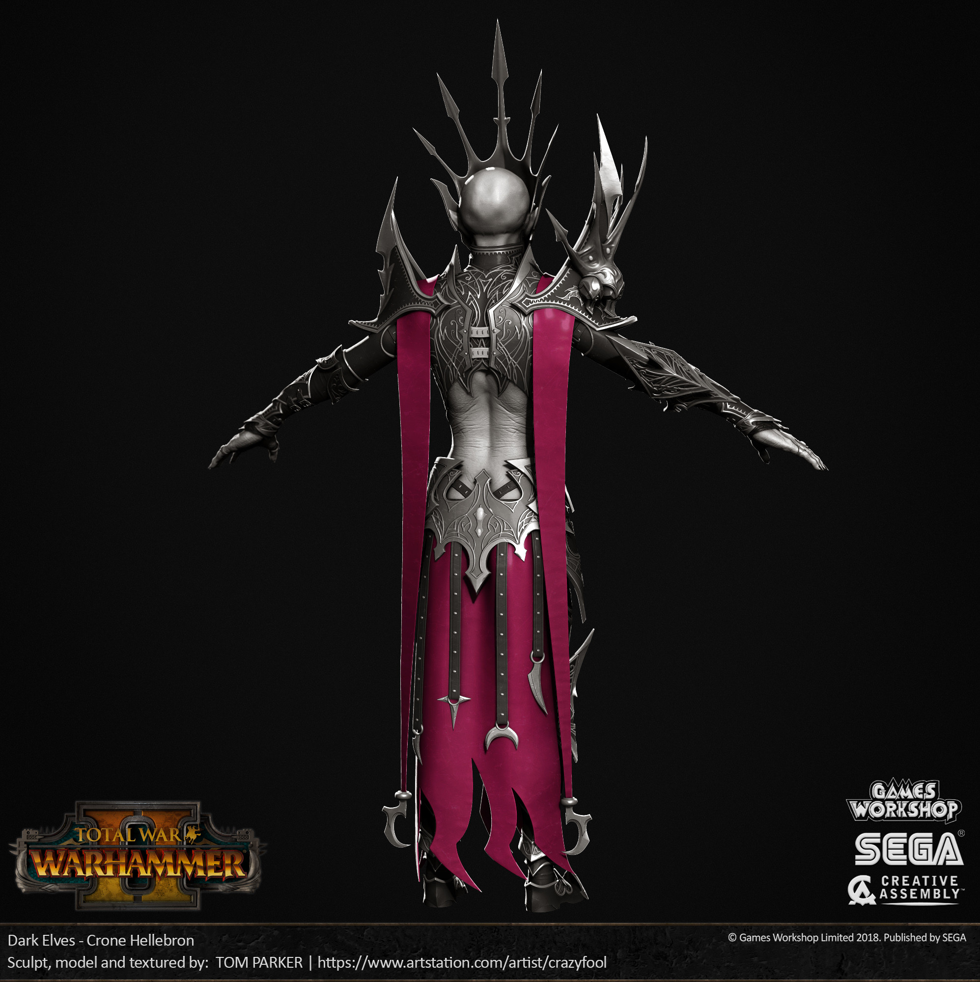 Tom Parker - Total War Warhammer 2 - Crone Hellebron
