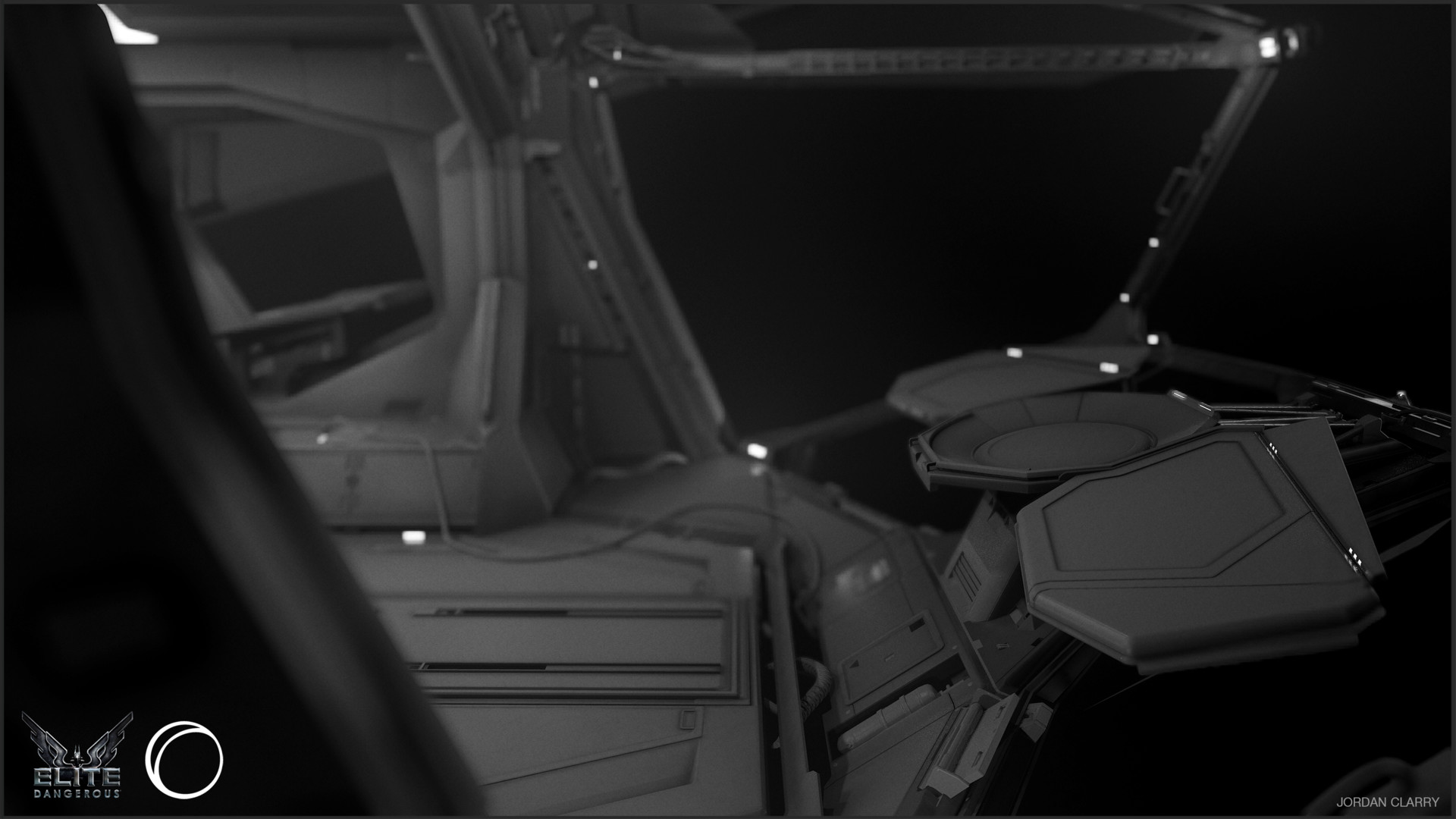 Jordan Clarry additional work - Krait cockpit - Elite Dangerous