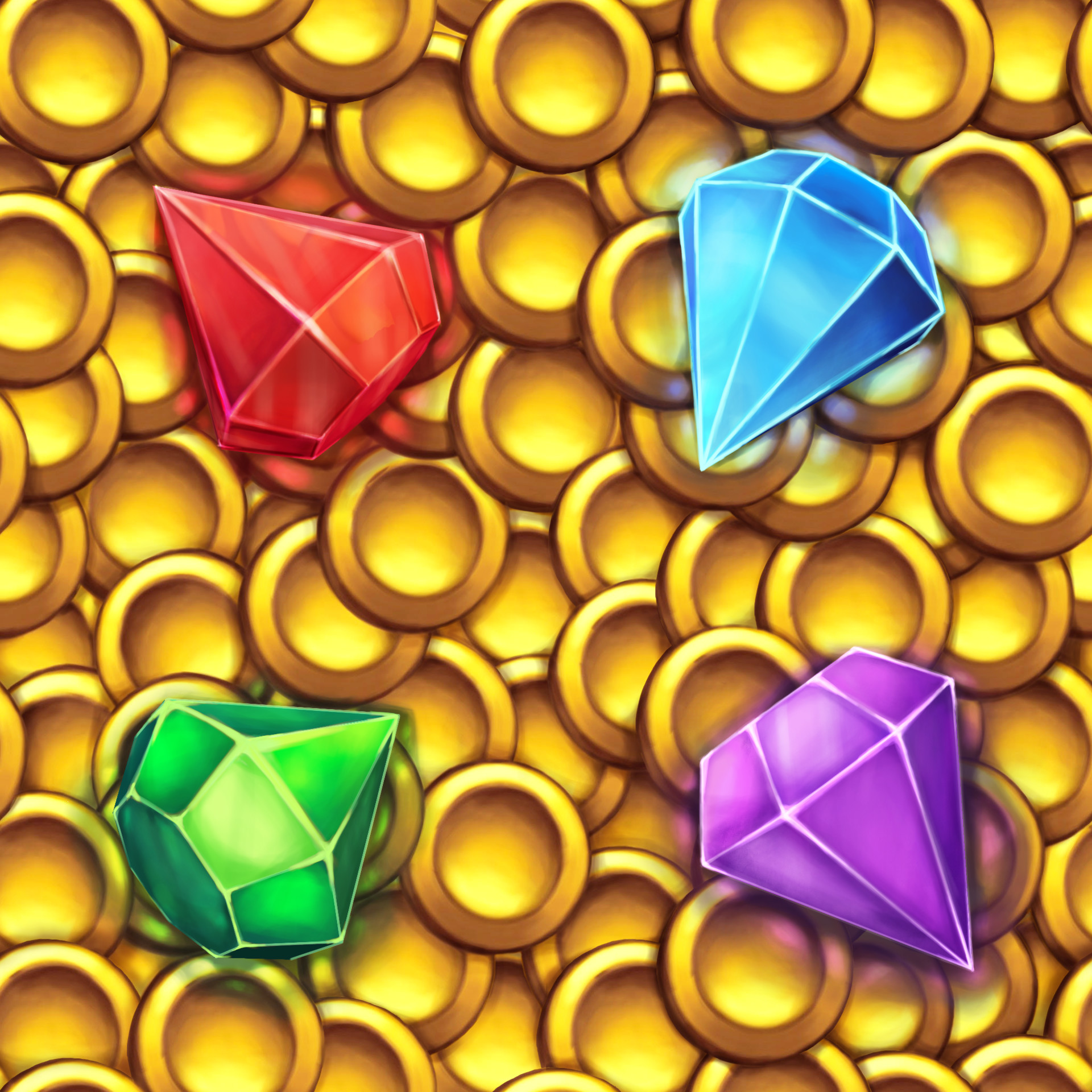 ArtStation - Tileable Treasure Texture