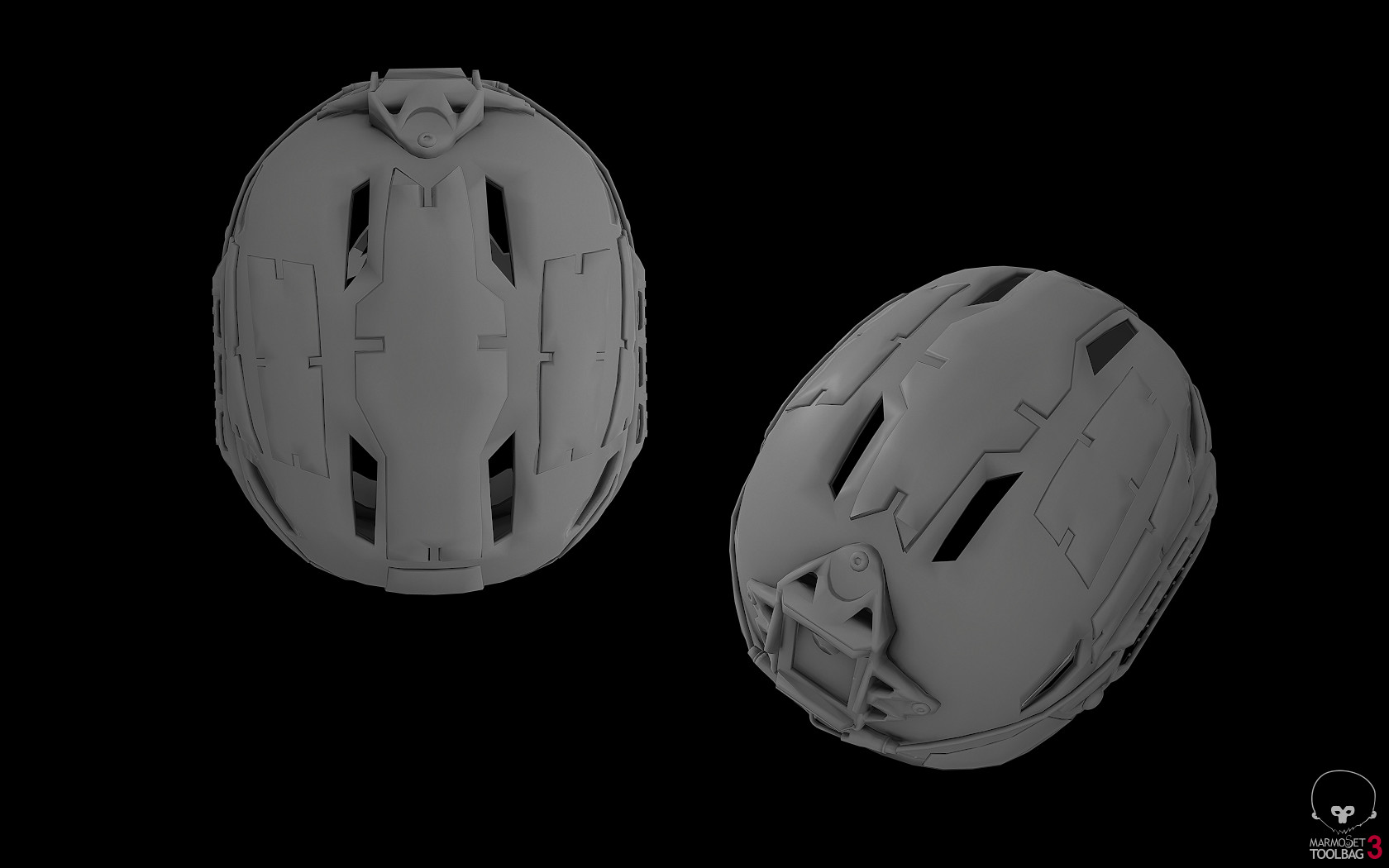 UnderSiege Productionz - Revision Caiman Hybrid Carbon Bump Helmet