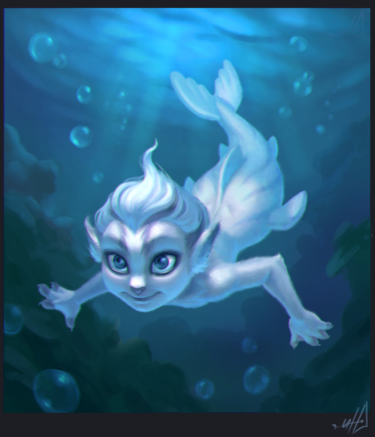 ArtStation - arctic mermaid