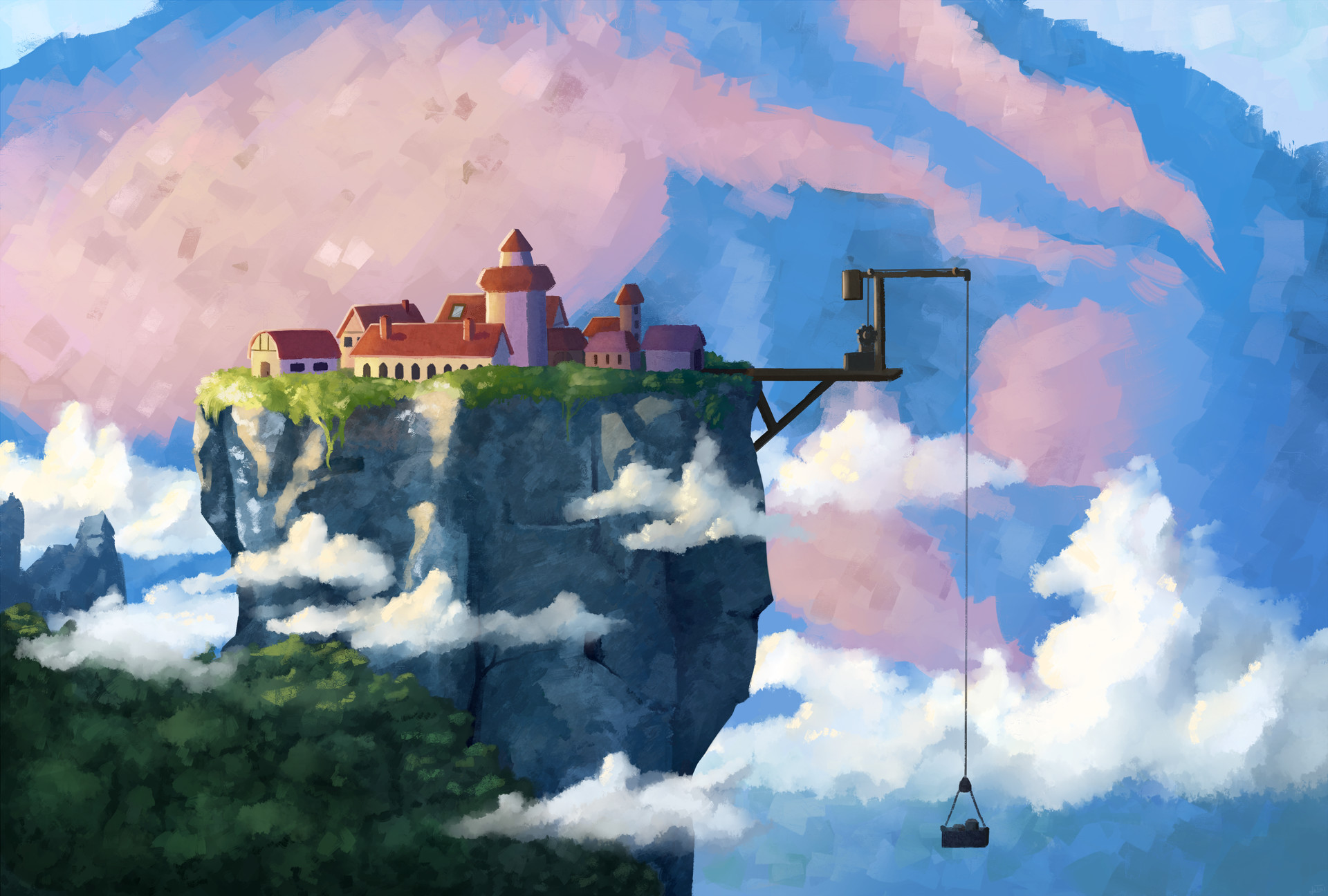 how to draw clouds from above