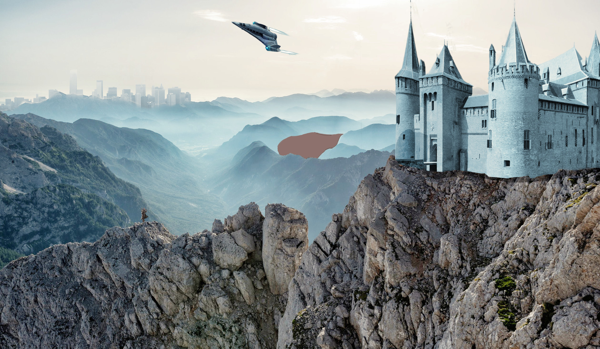 ArtStation - 1st Ever Digital Matte Painting