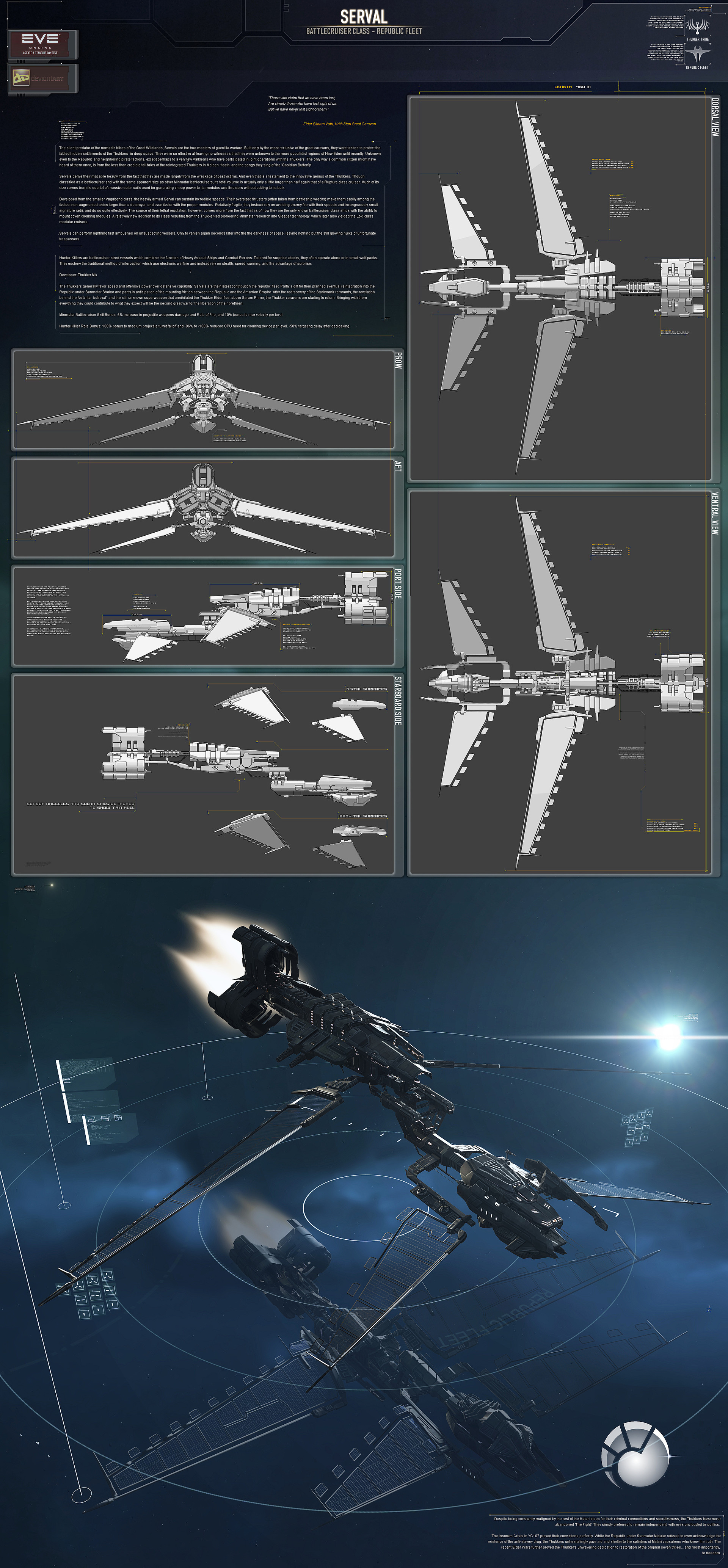 ArtStation - EVE Online Create A Starship Contest: Final Vote