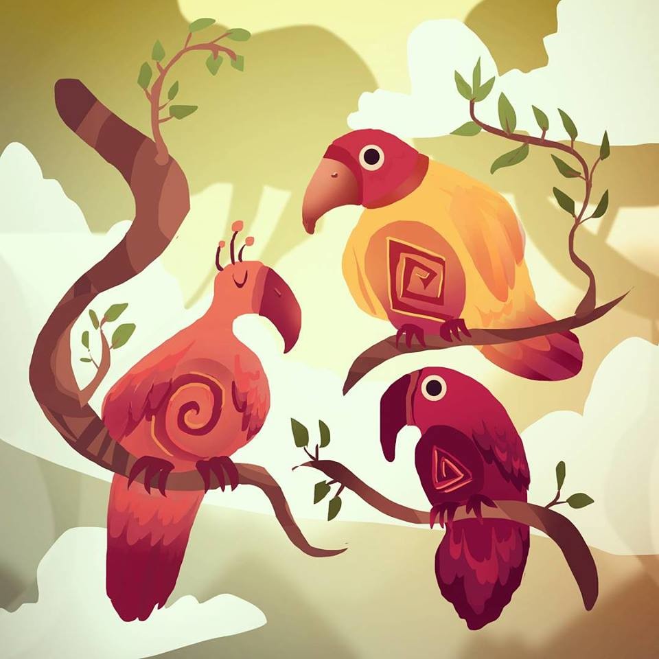 ArtStation - The Three Birds