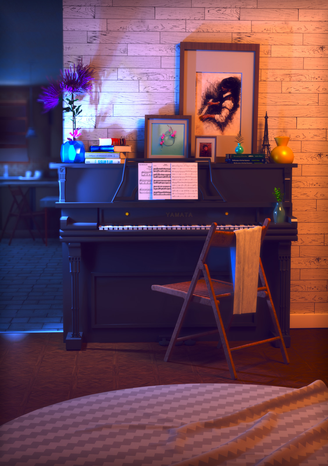 Anne-Marie Lebel - The piano's projet.