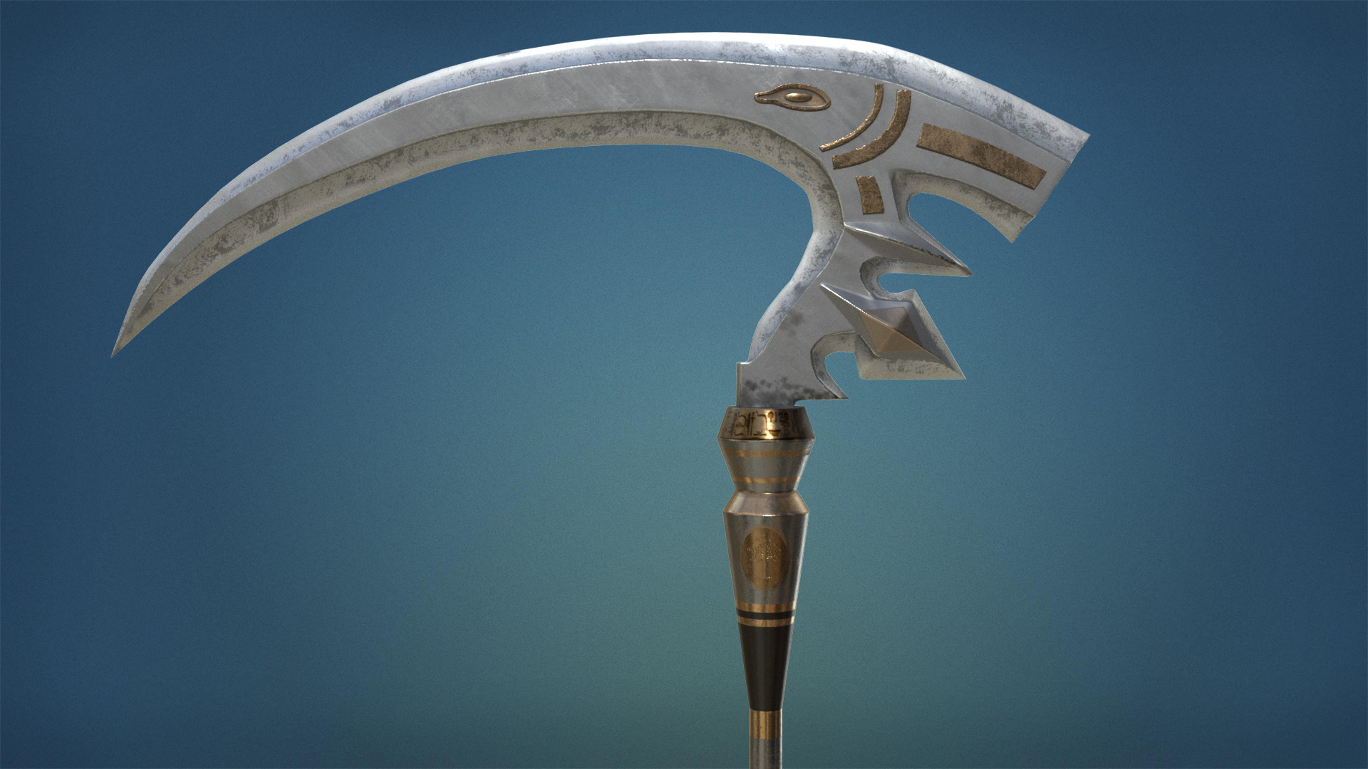 ArtStation - Fantasy scythe