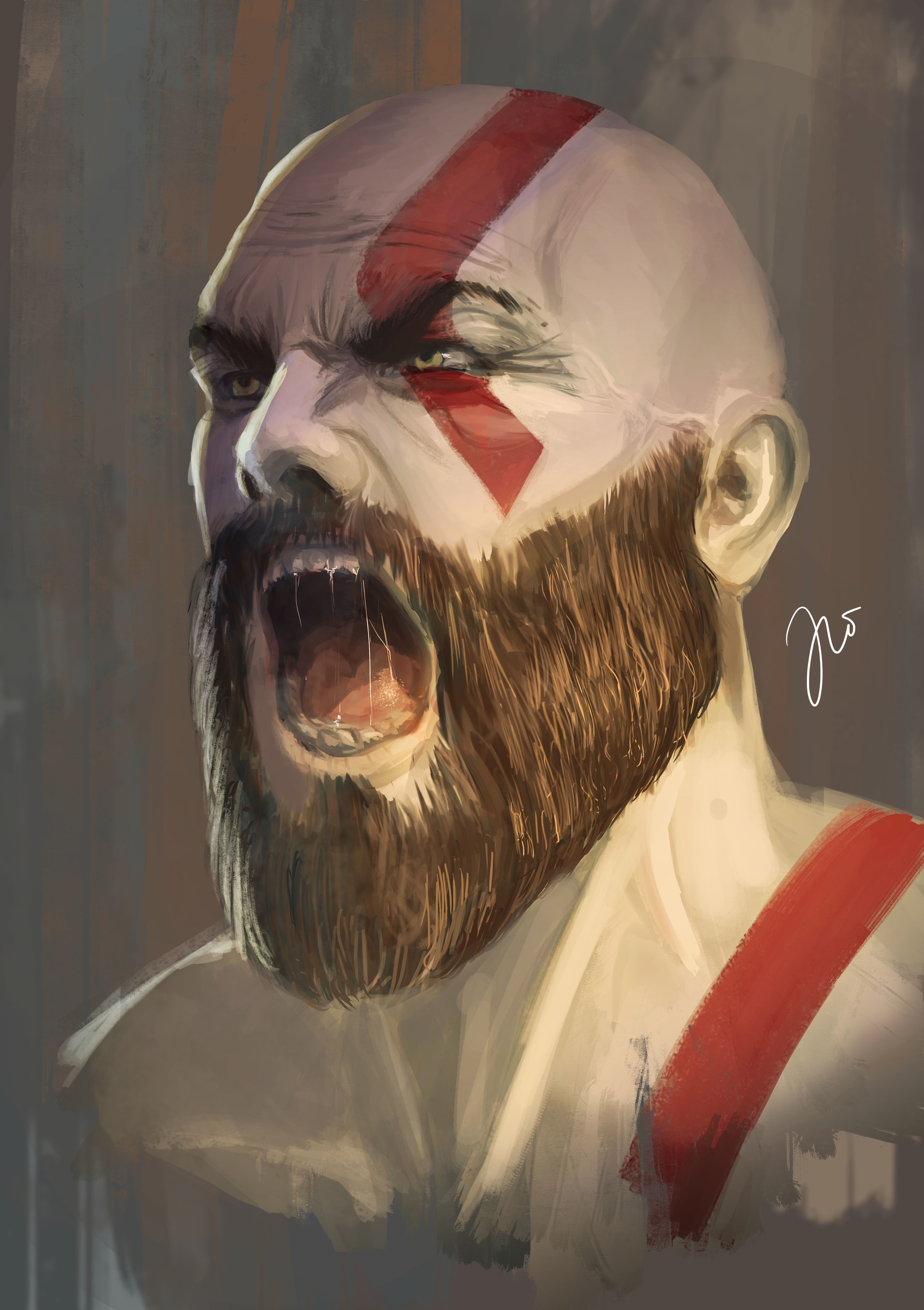 ArtStation - Kratos (Remastered)