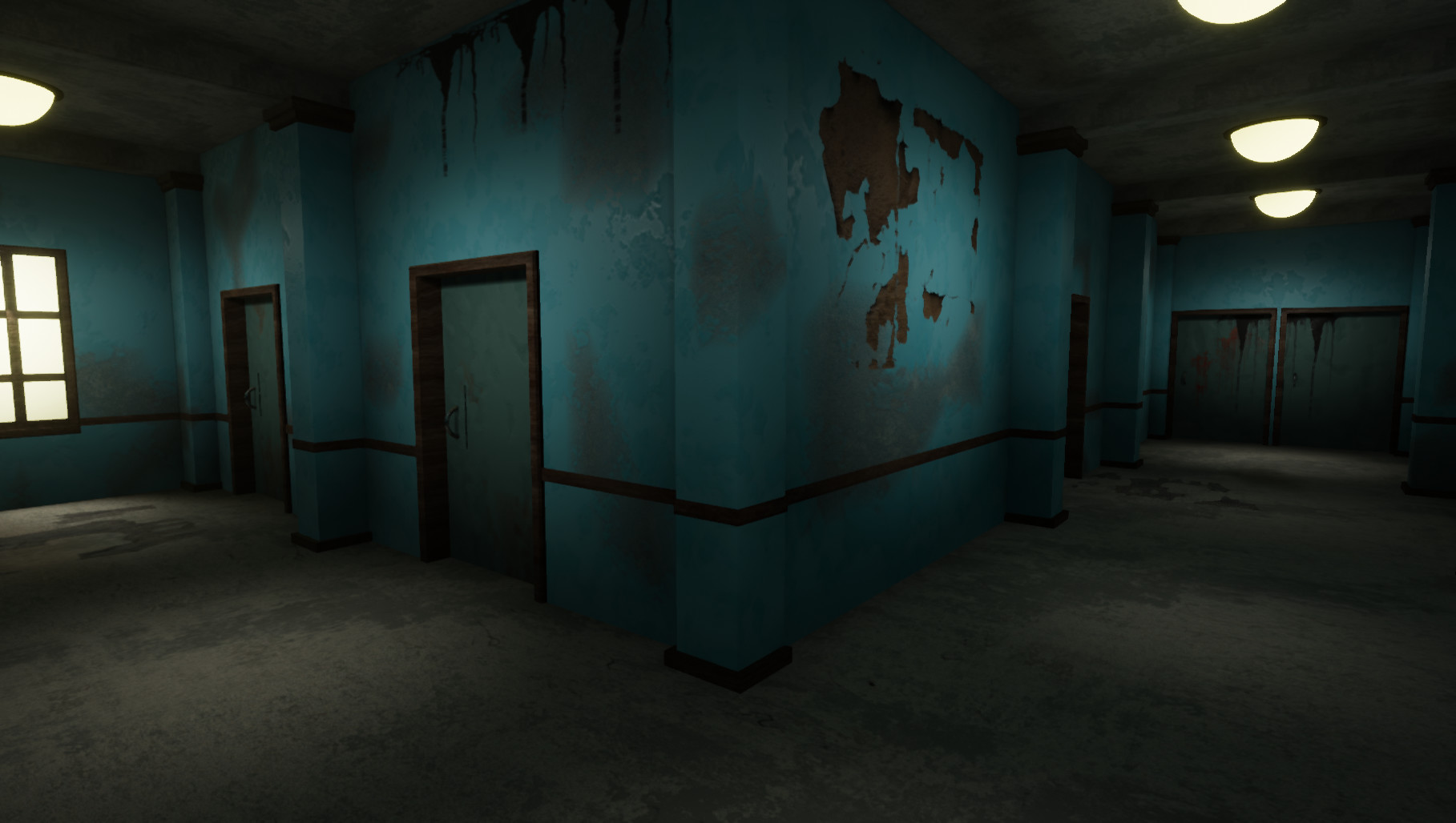 ArtStation - Hallway - Level Assembly and Lighting