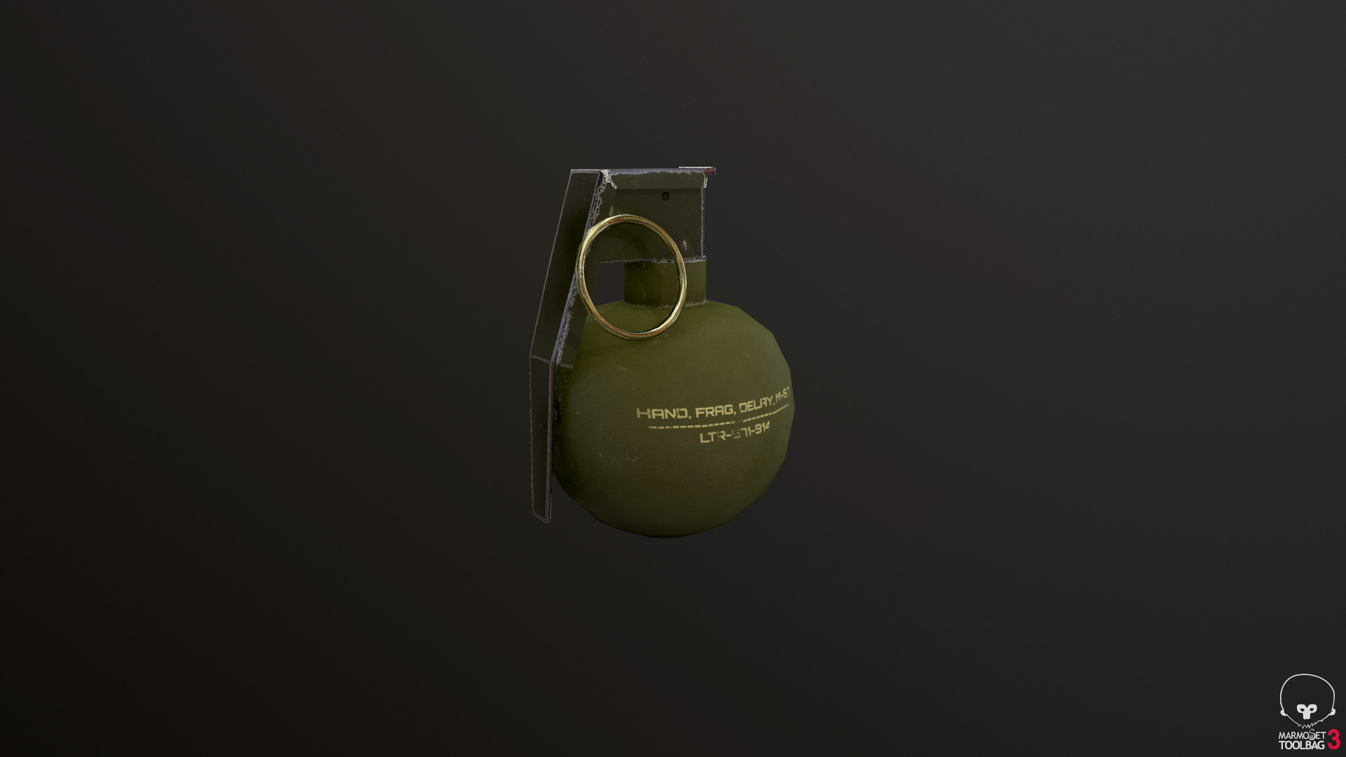 ArtStation - Frag Grenade | Game-Ready Low Poly Explosive