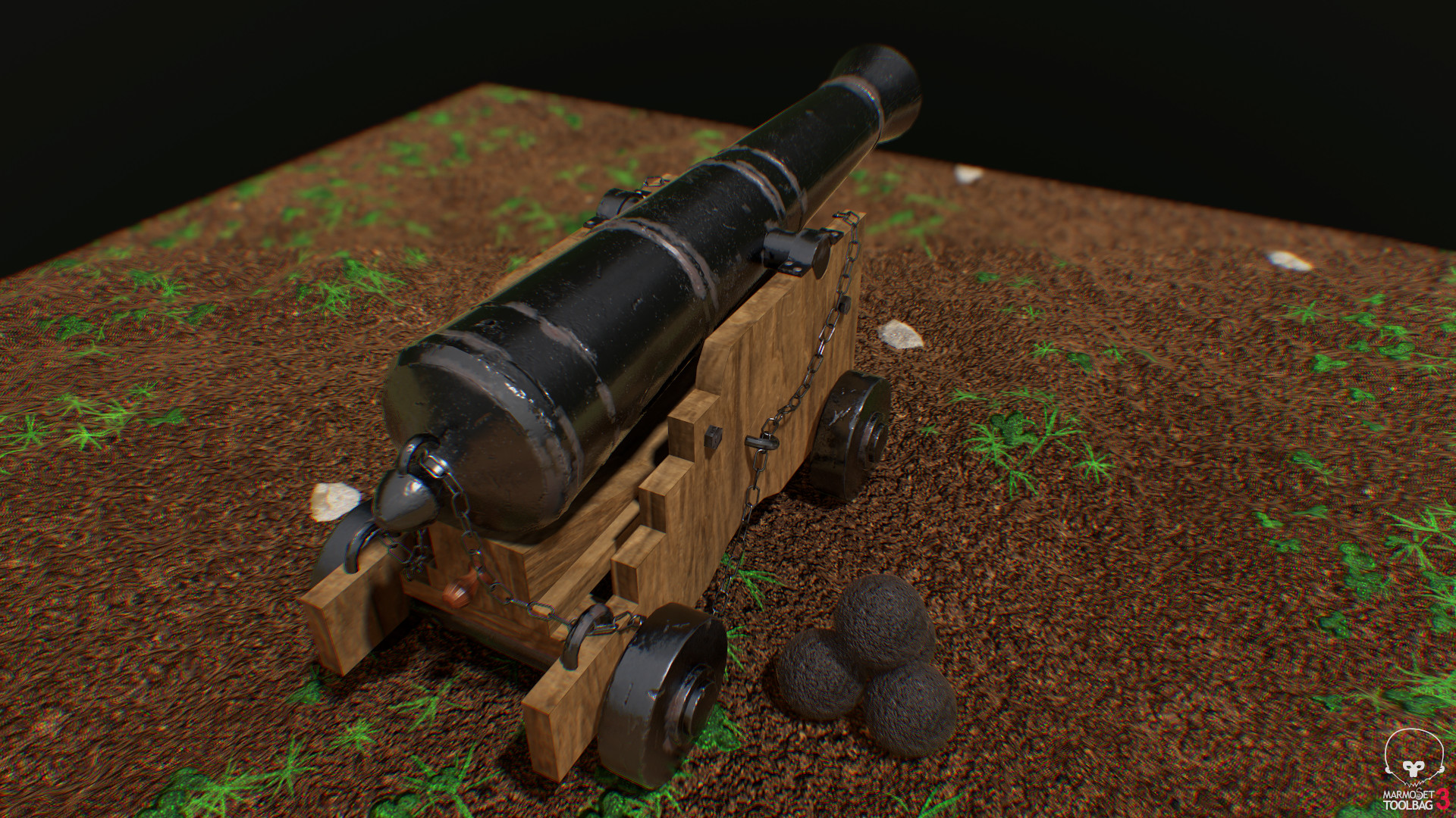 ArtStation - British Naval Cannon
