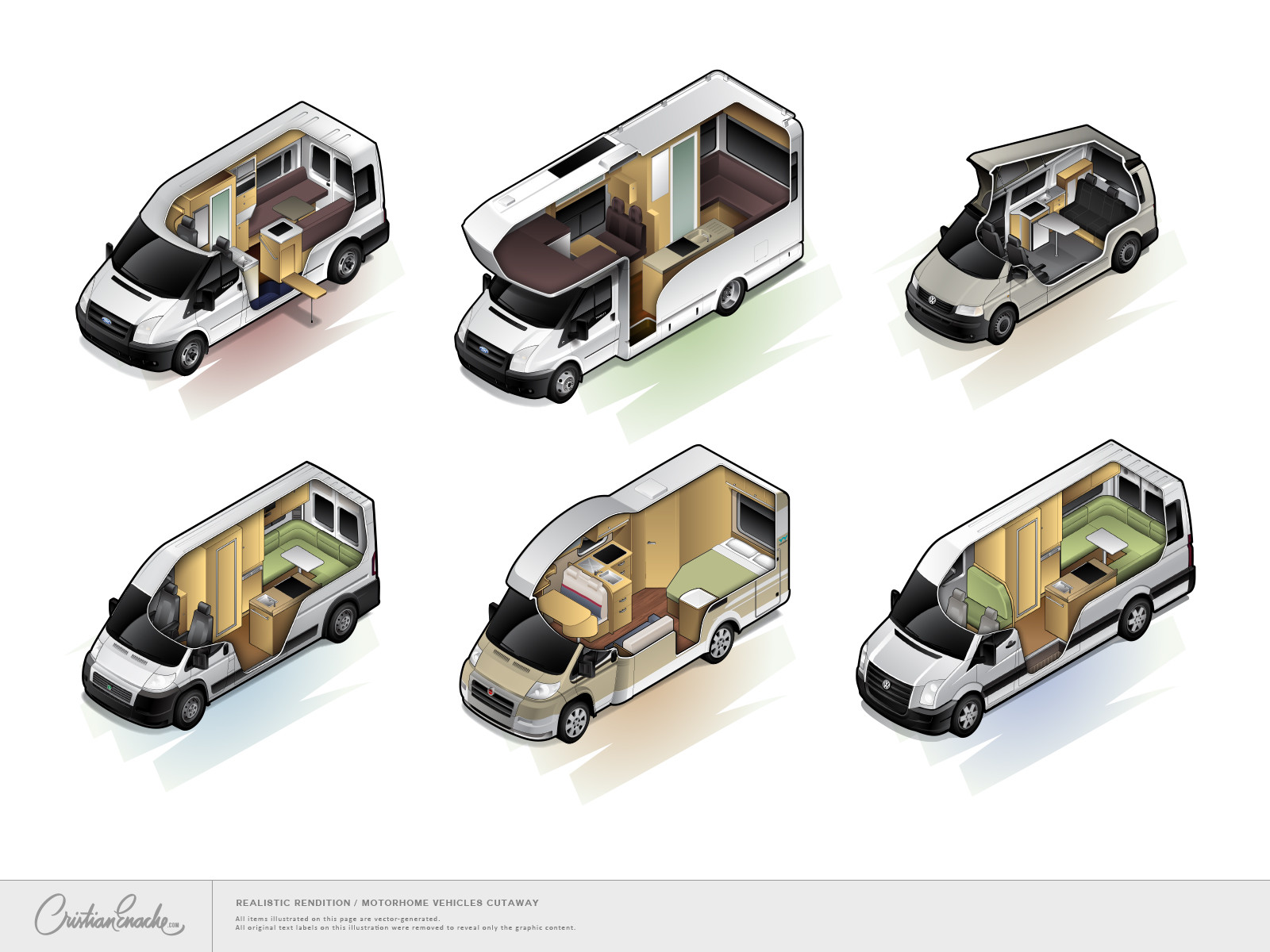 ArtStation - Motorhomes Cutaway