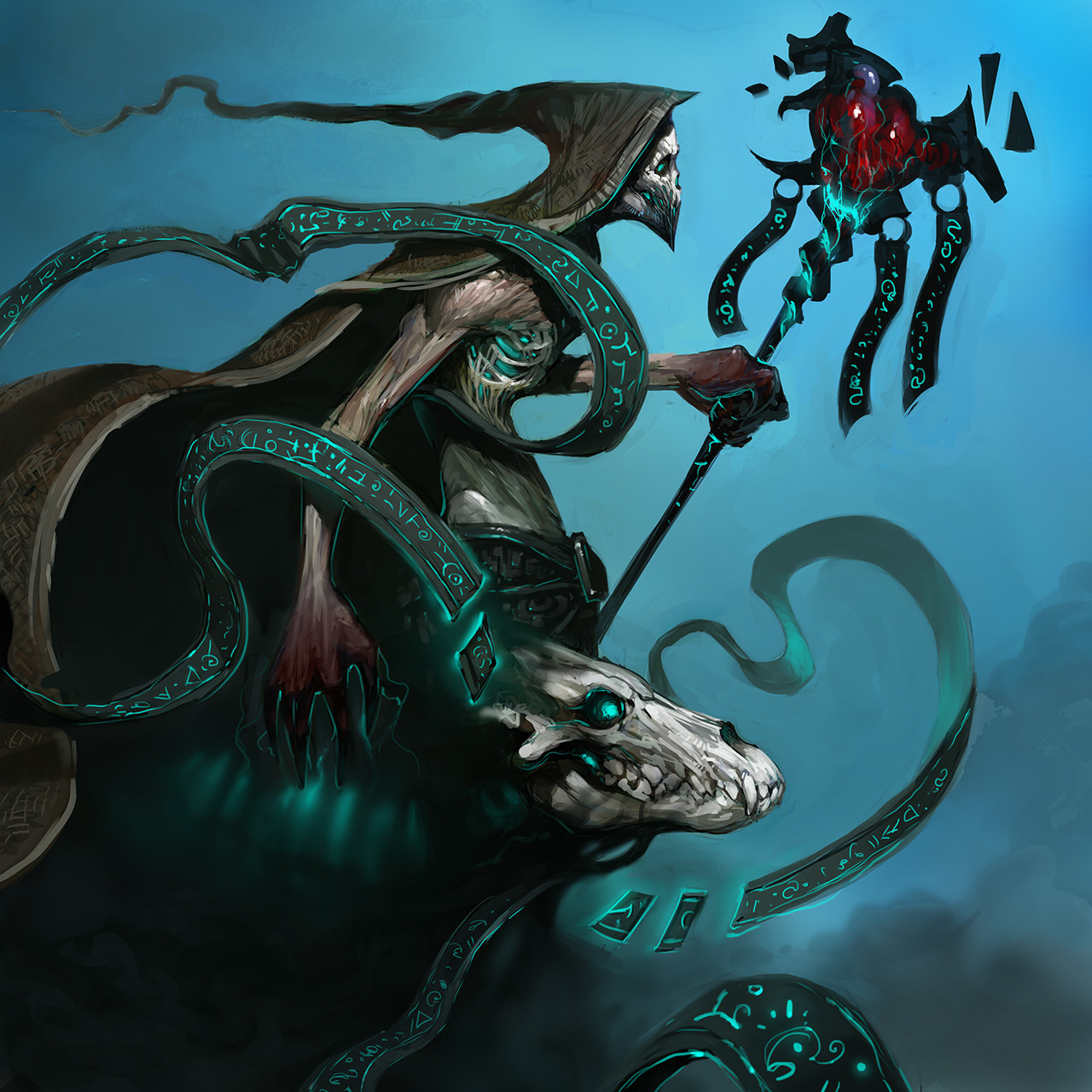 ArtStation - Undead Warlock