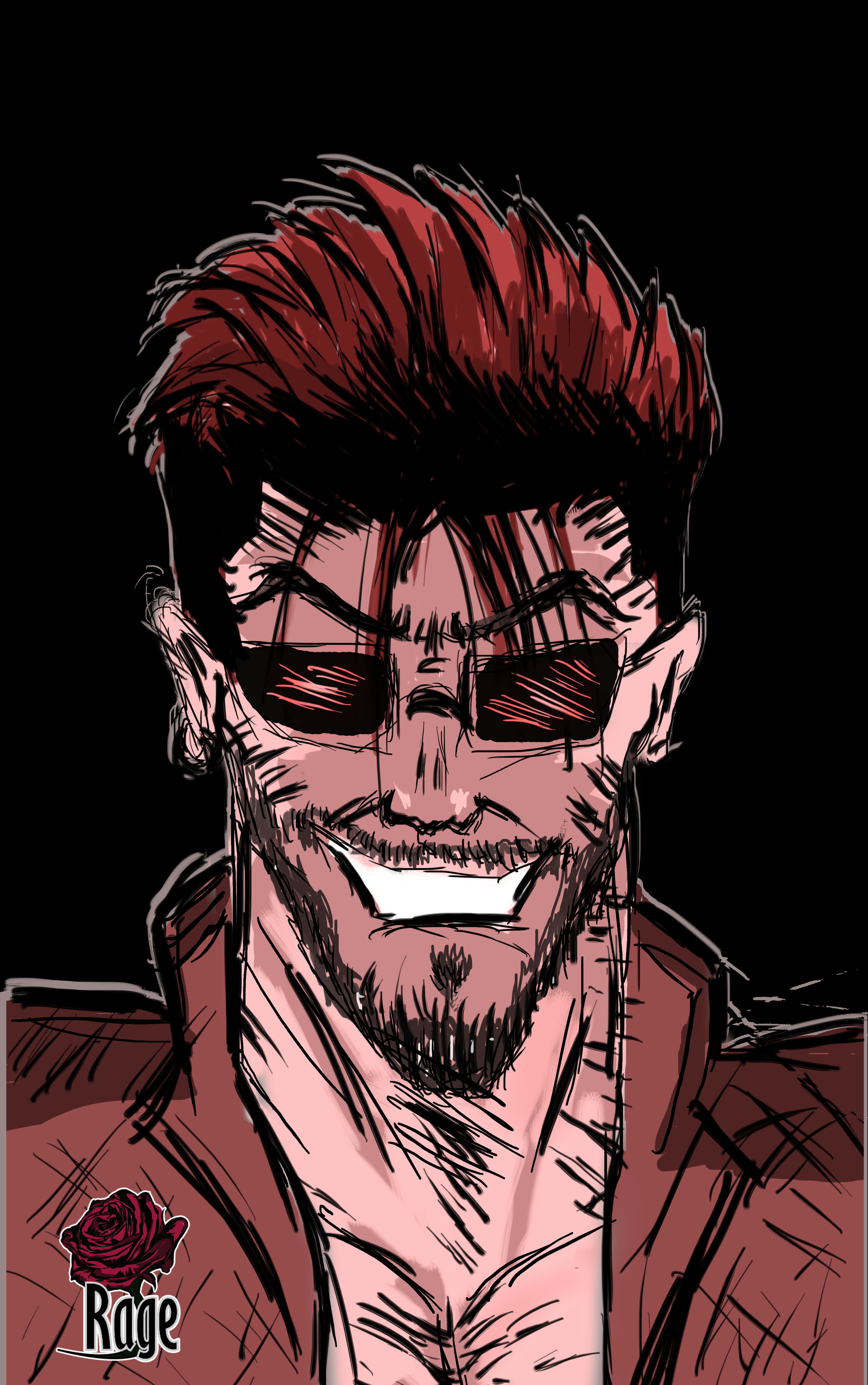 ArtStation - painting of My character RAGE with animation3D