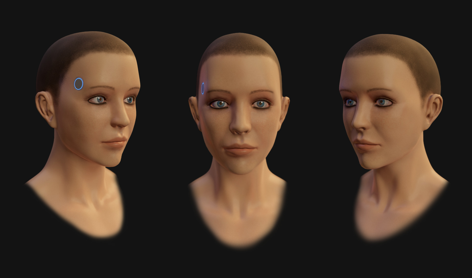 ArtStation - Realistic Skin Study