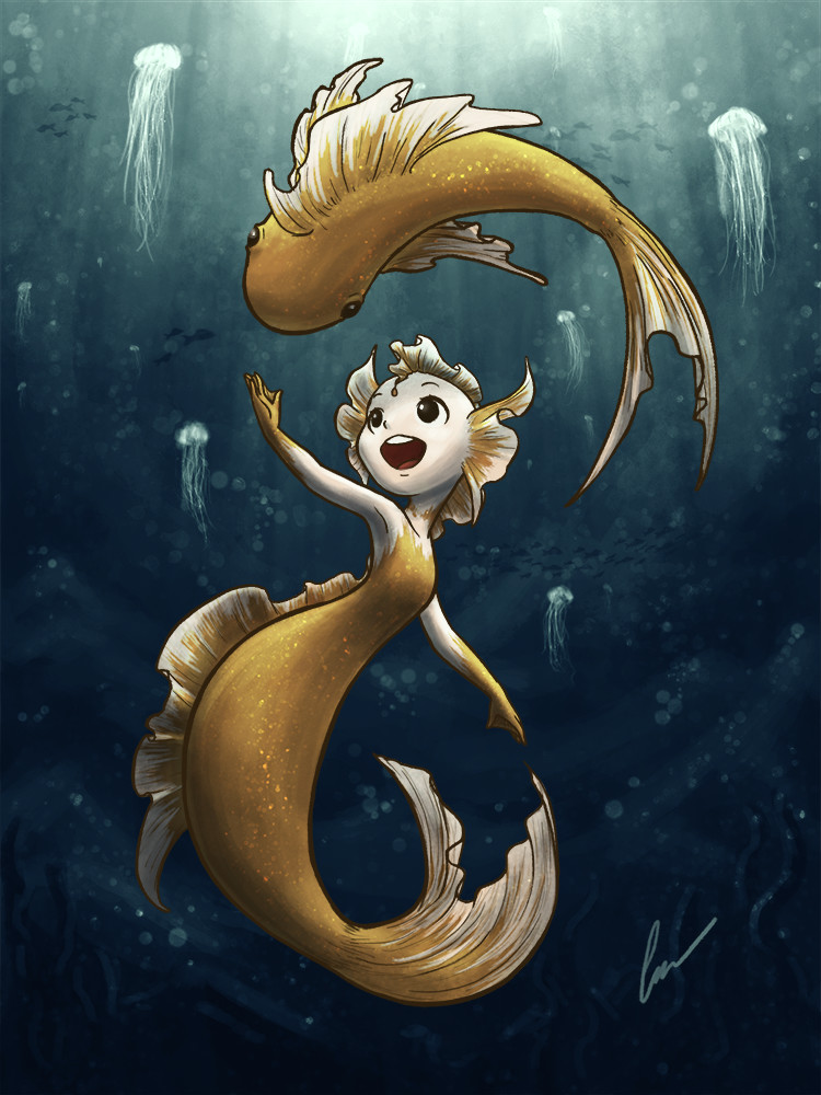 Mermay 2018 by Camila Medeiros : r/ImaginaryMerfolk