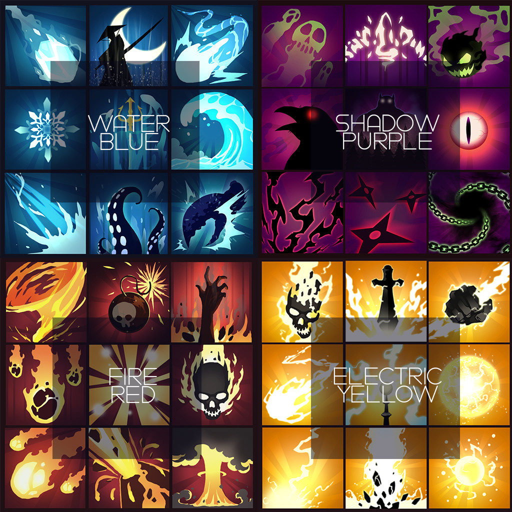 ArtStation - 2D Skill Icons