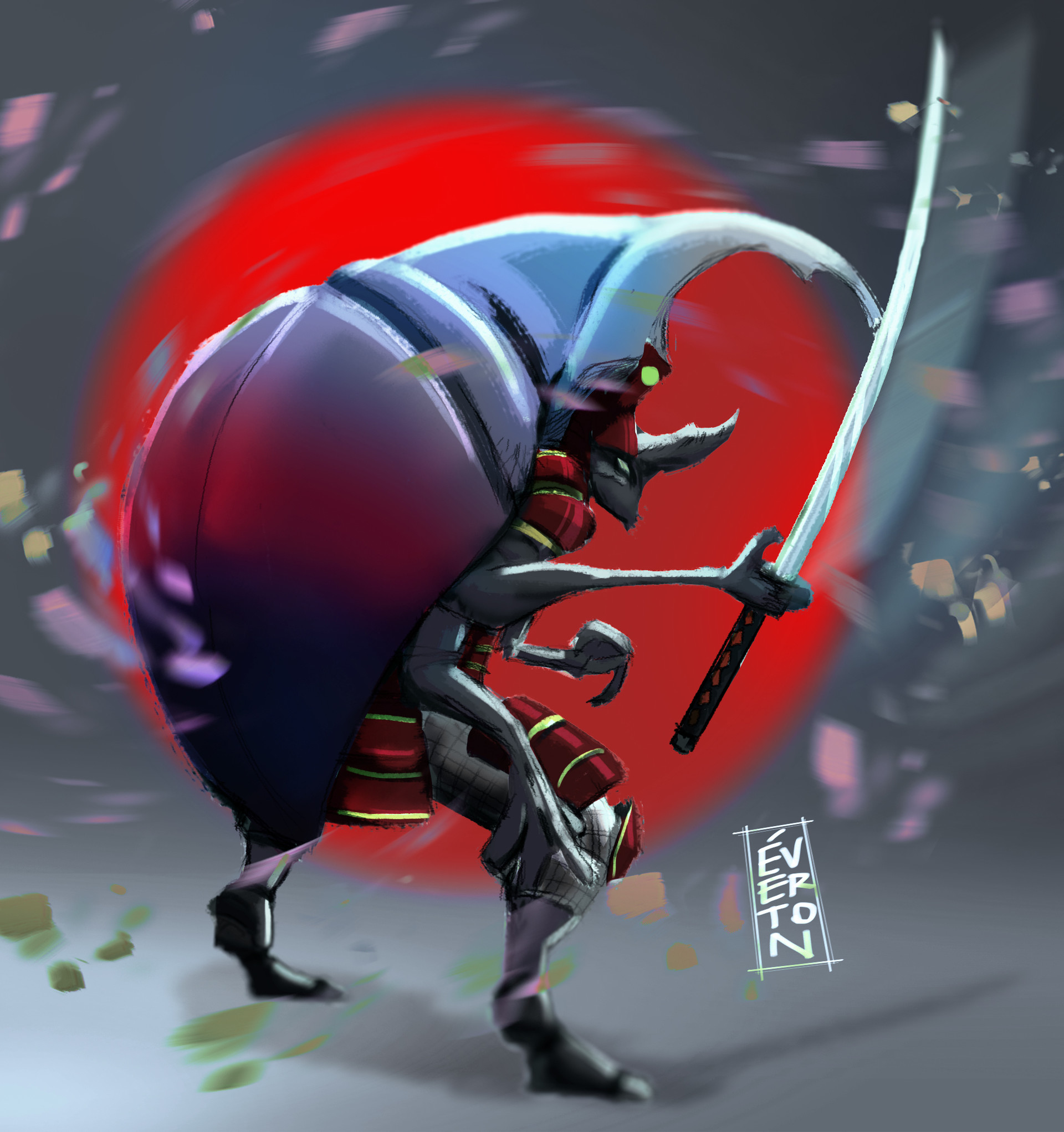 ArtStation - "Beetle Samurai"