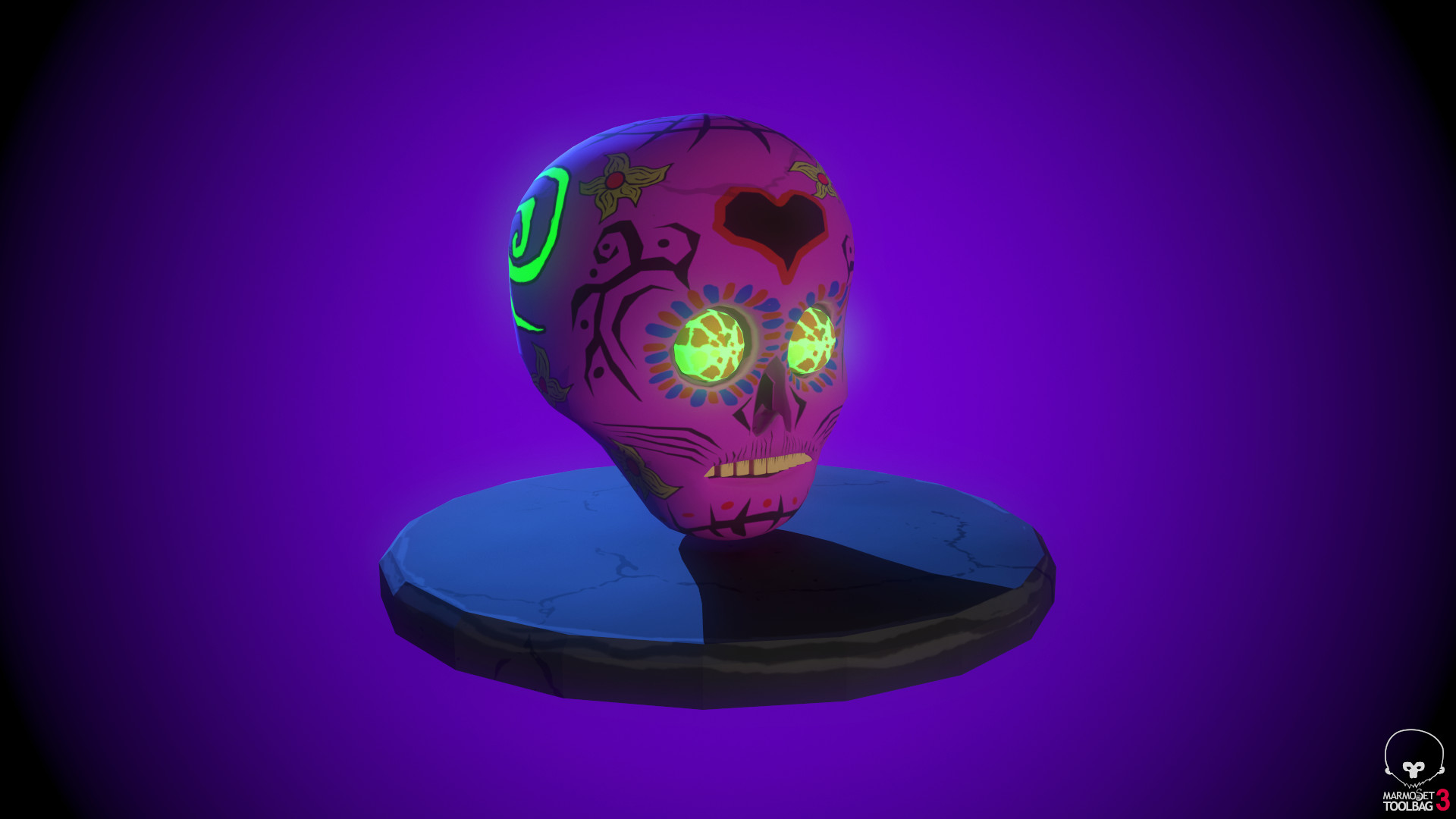 ArtStation - Candy Skull