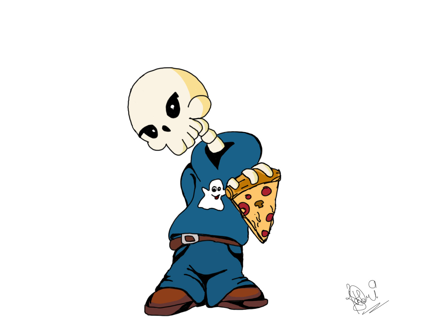 ArtStation - the skeleton delivery guy