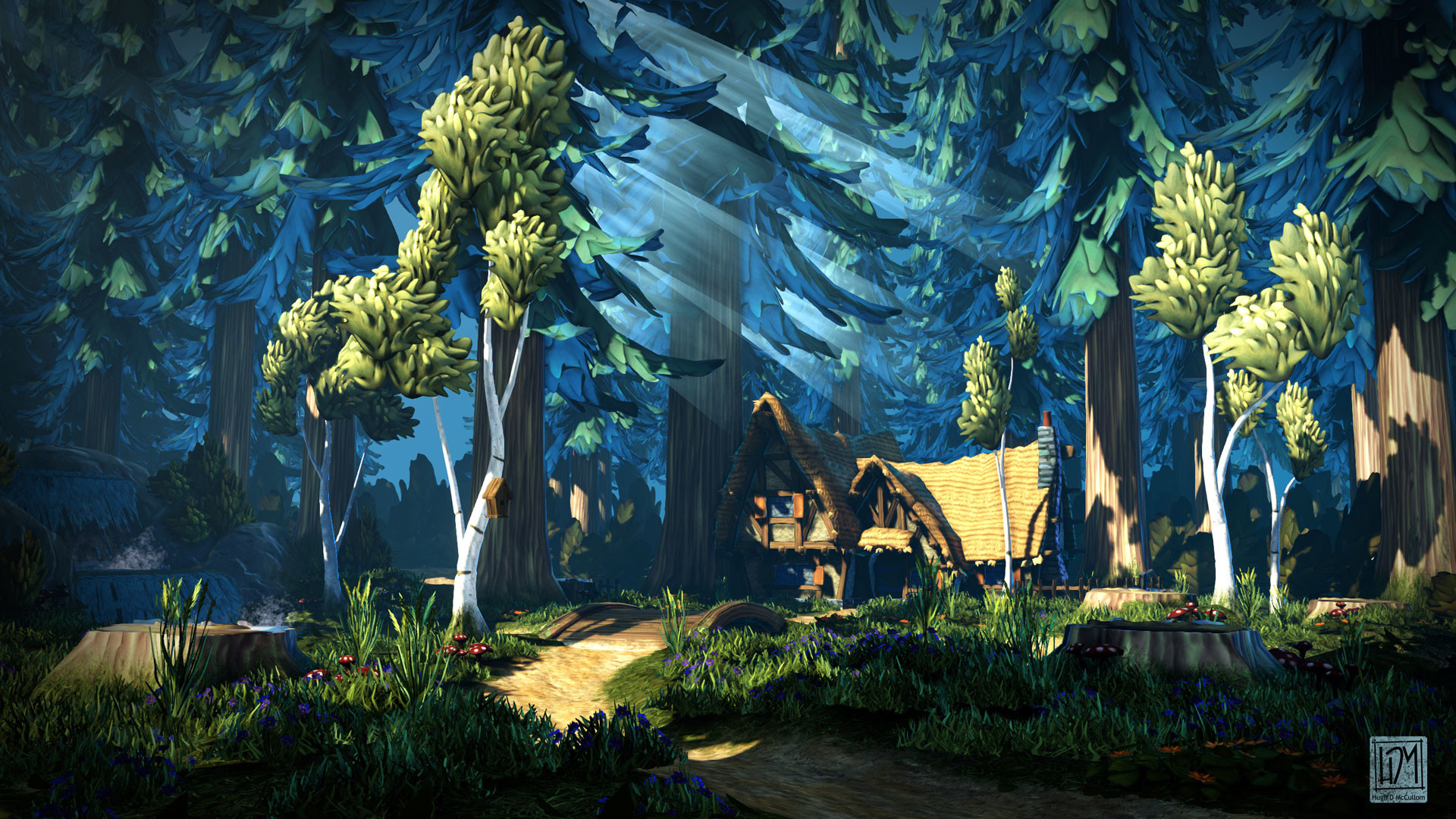 ArtStation - Dwarfs Cottage