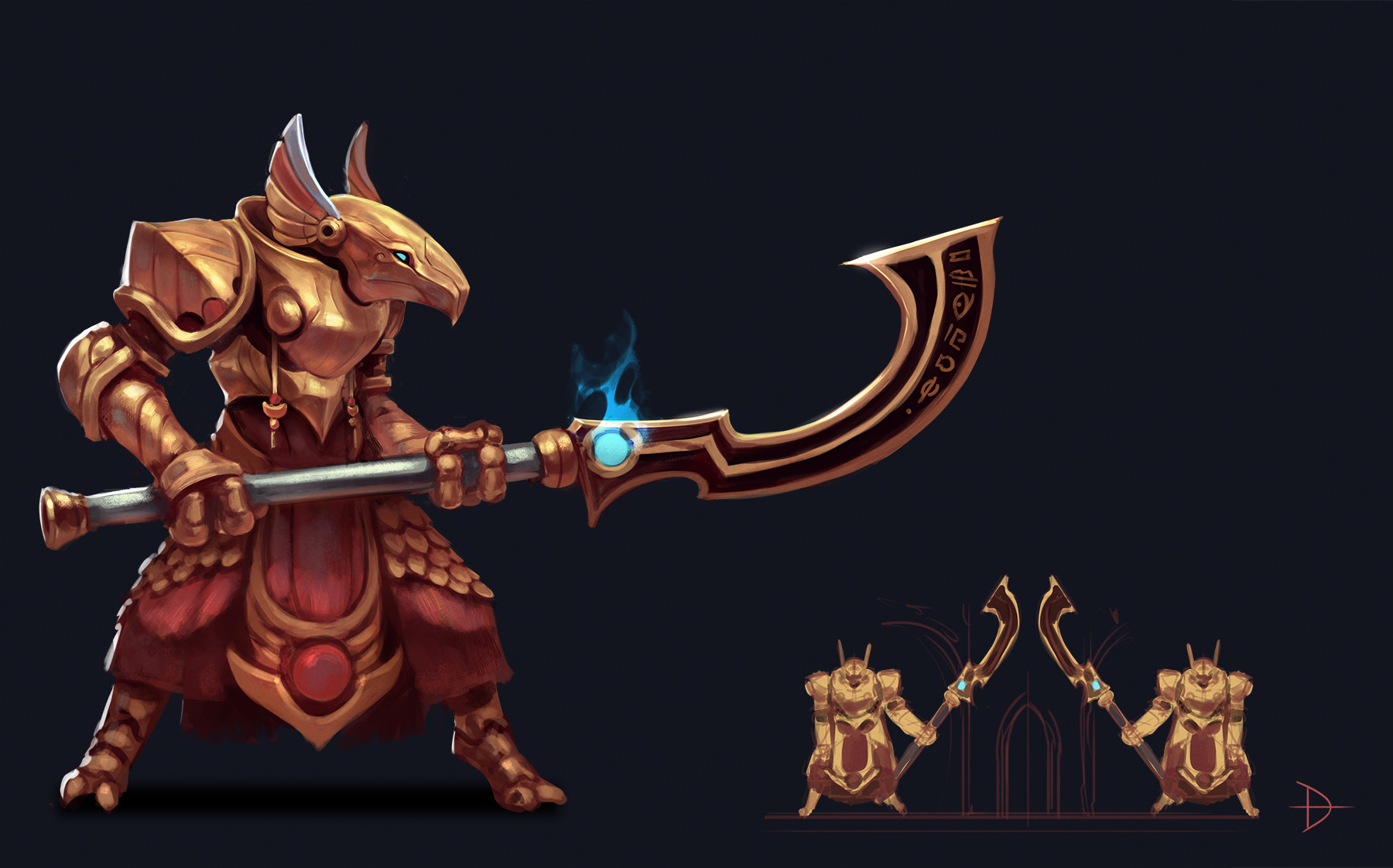 ArtStation - Ancient Temple Guardian