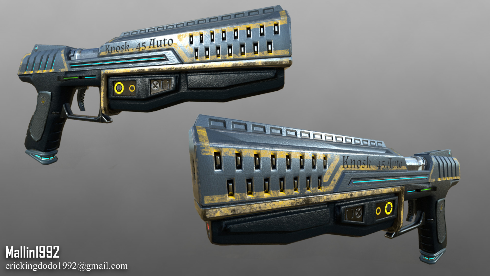 ArtStation - Auto Repeating Pistol