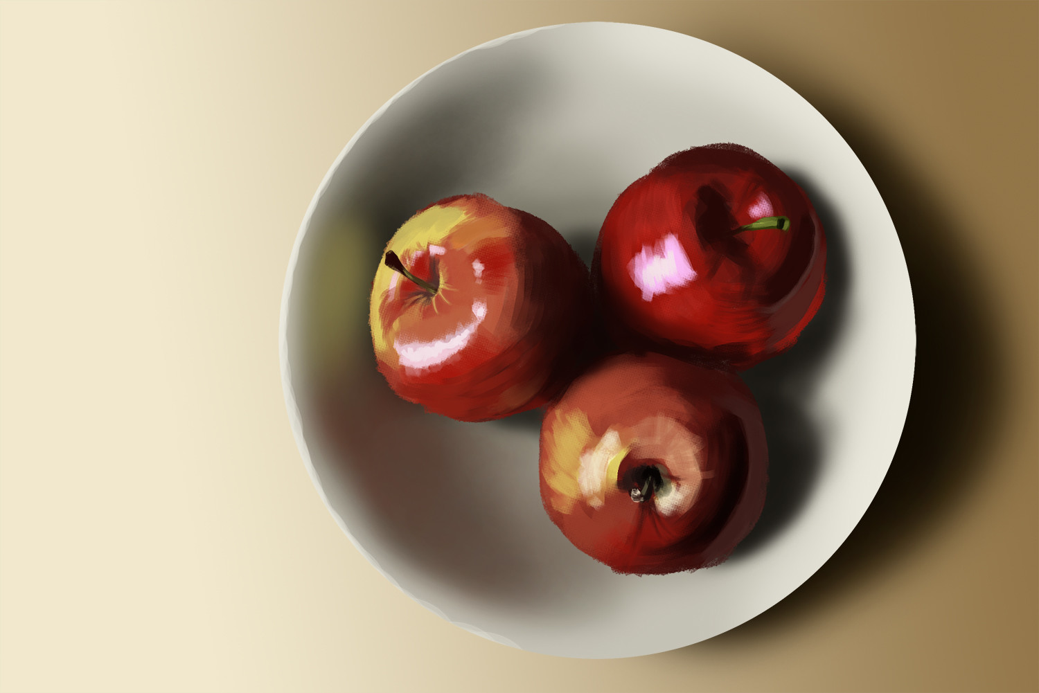 ArtStation - Apple bowl