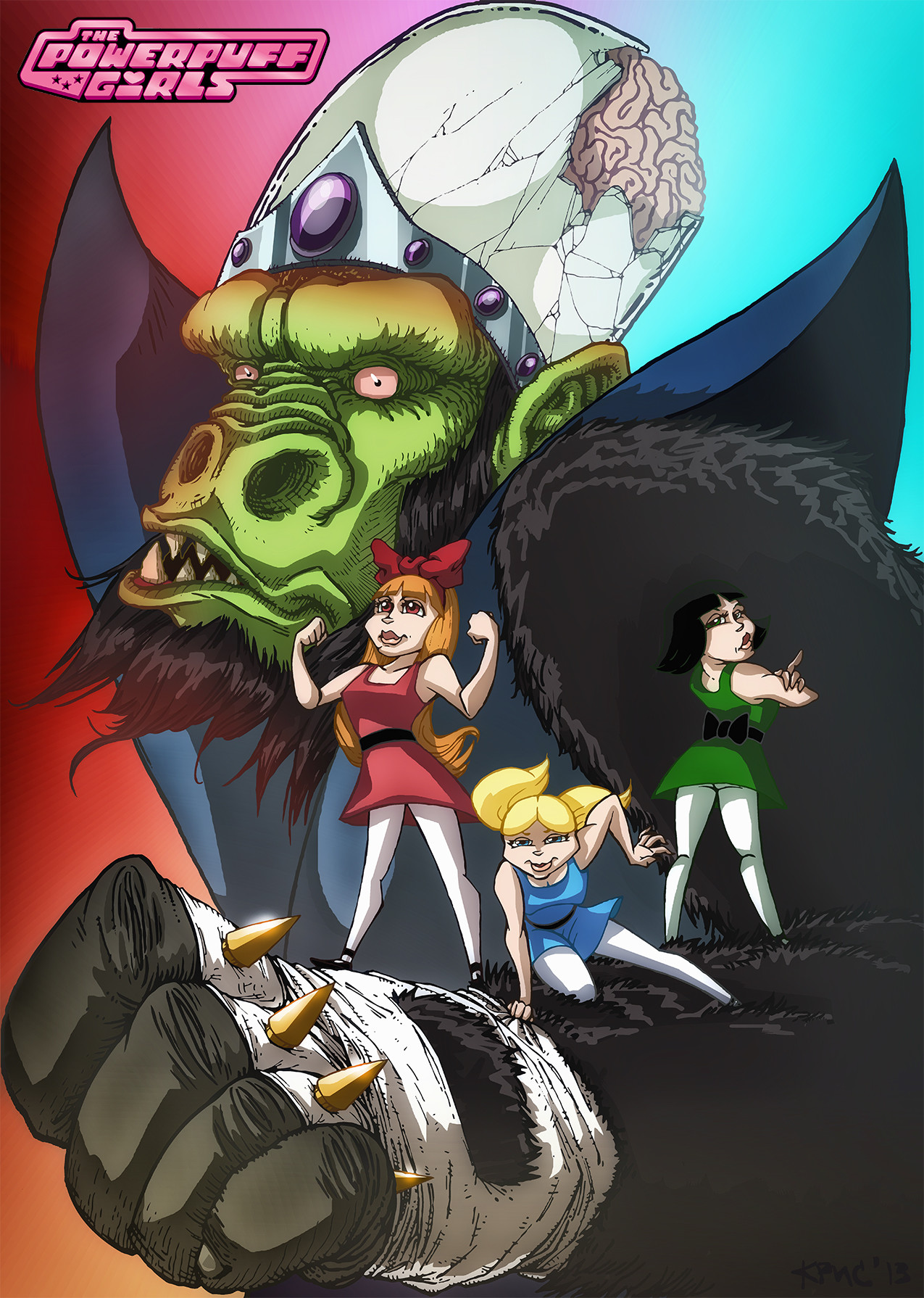 ArtStation - POWERPUFF GIRLS (Re-Imagined Childhood)