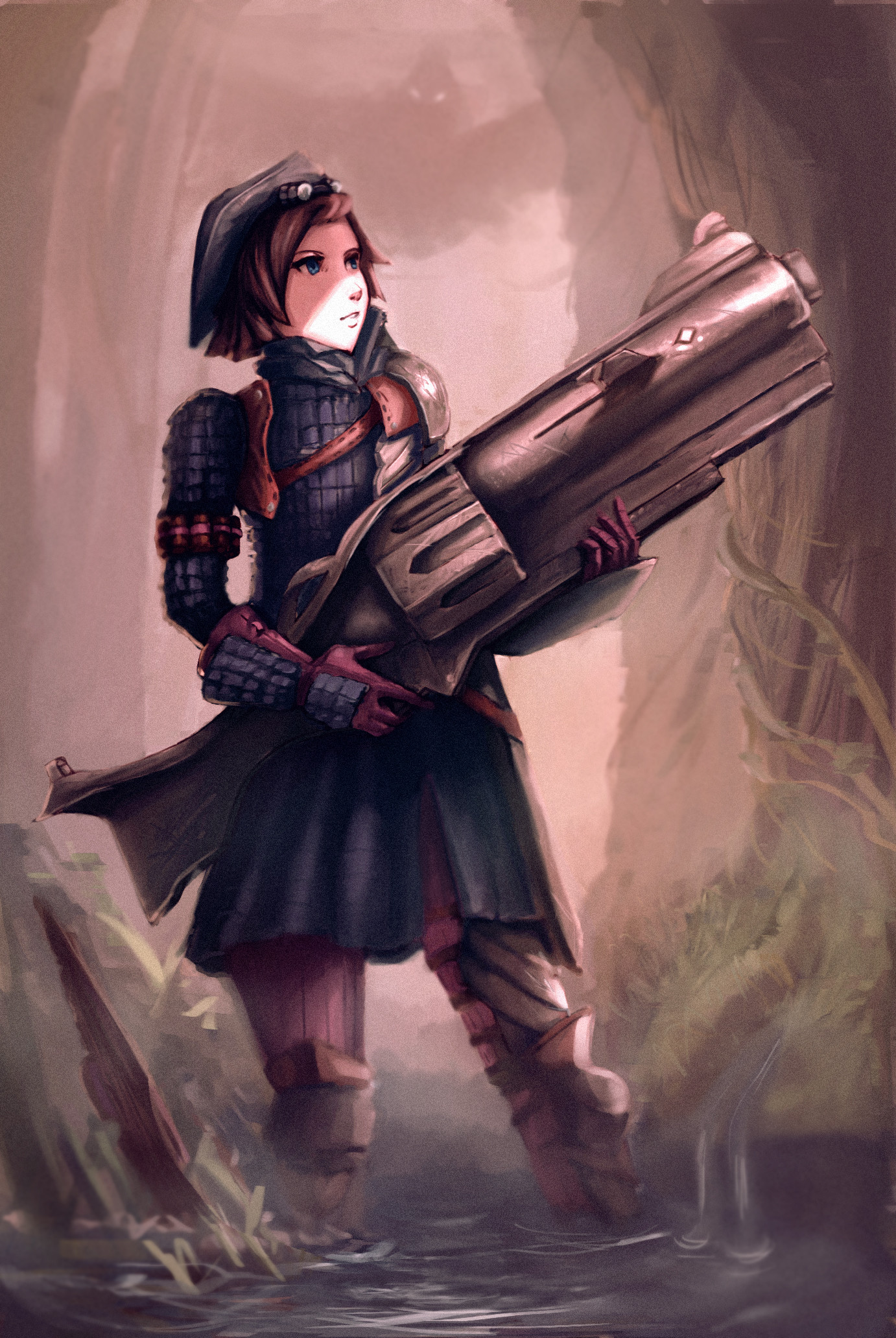 ArtStation - Velociprey Gunner Fan Art