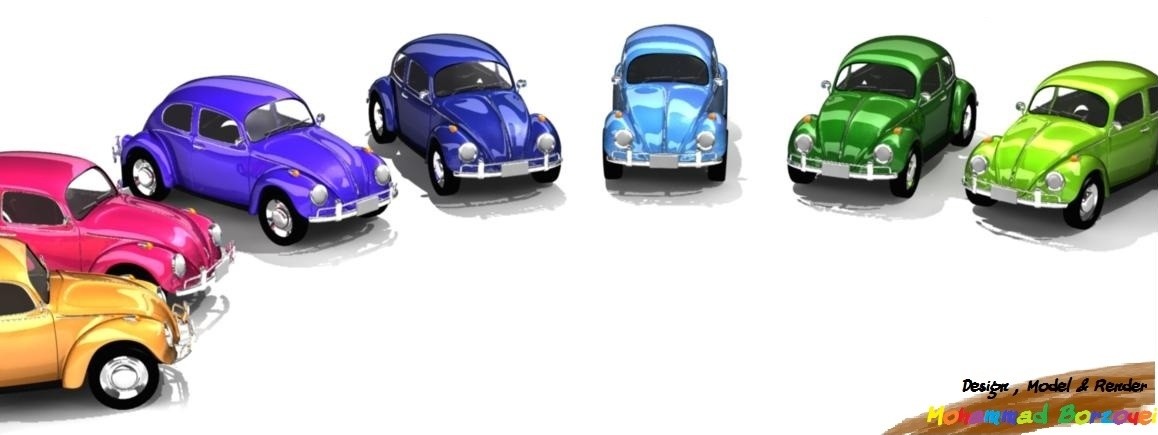 Mohammad Borzouei - Vehicles : Wolks Wagon (Beetles) / BMW (M3) / Mazda RX8