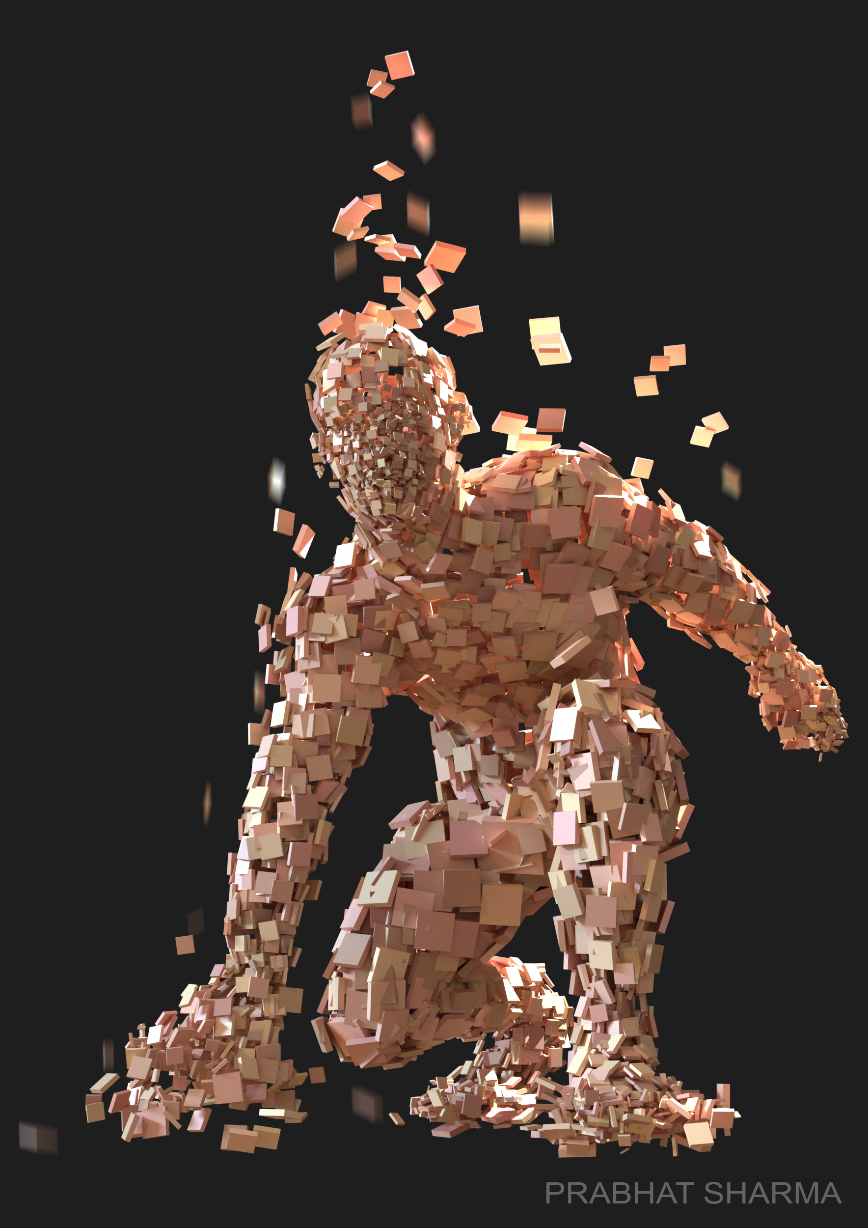 ArtStation - cube man