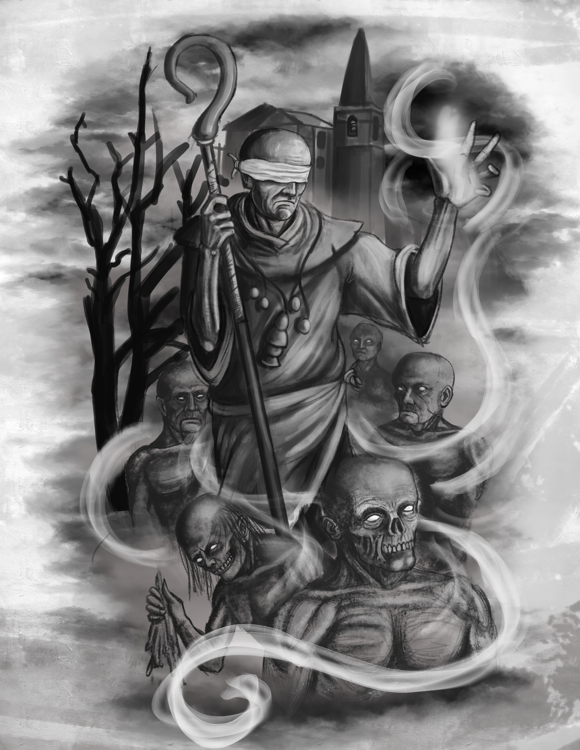 ArtStation - Necromantic priest