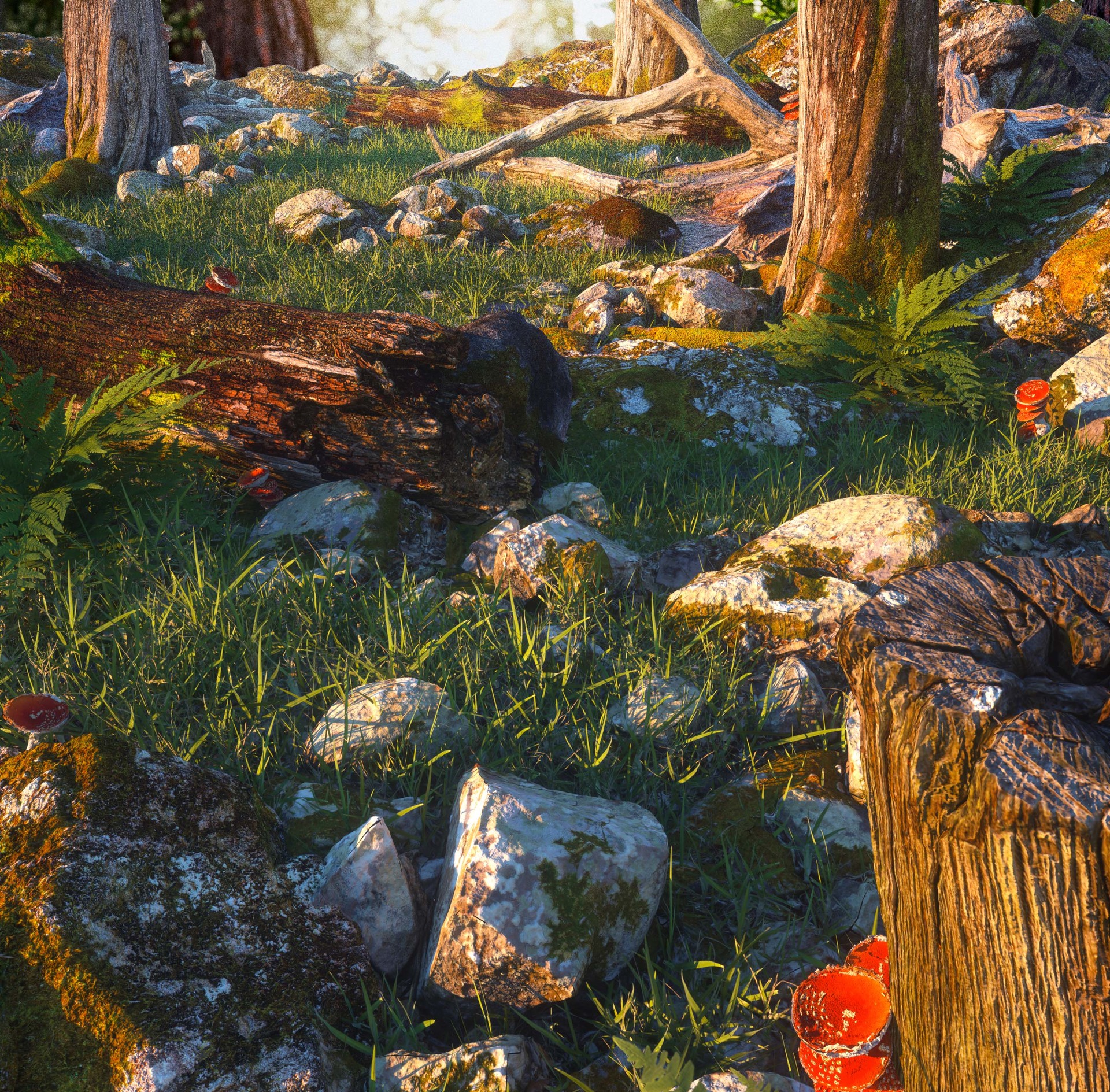 ArtStation - Field scene