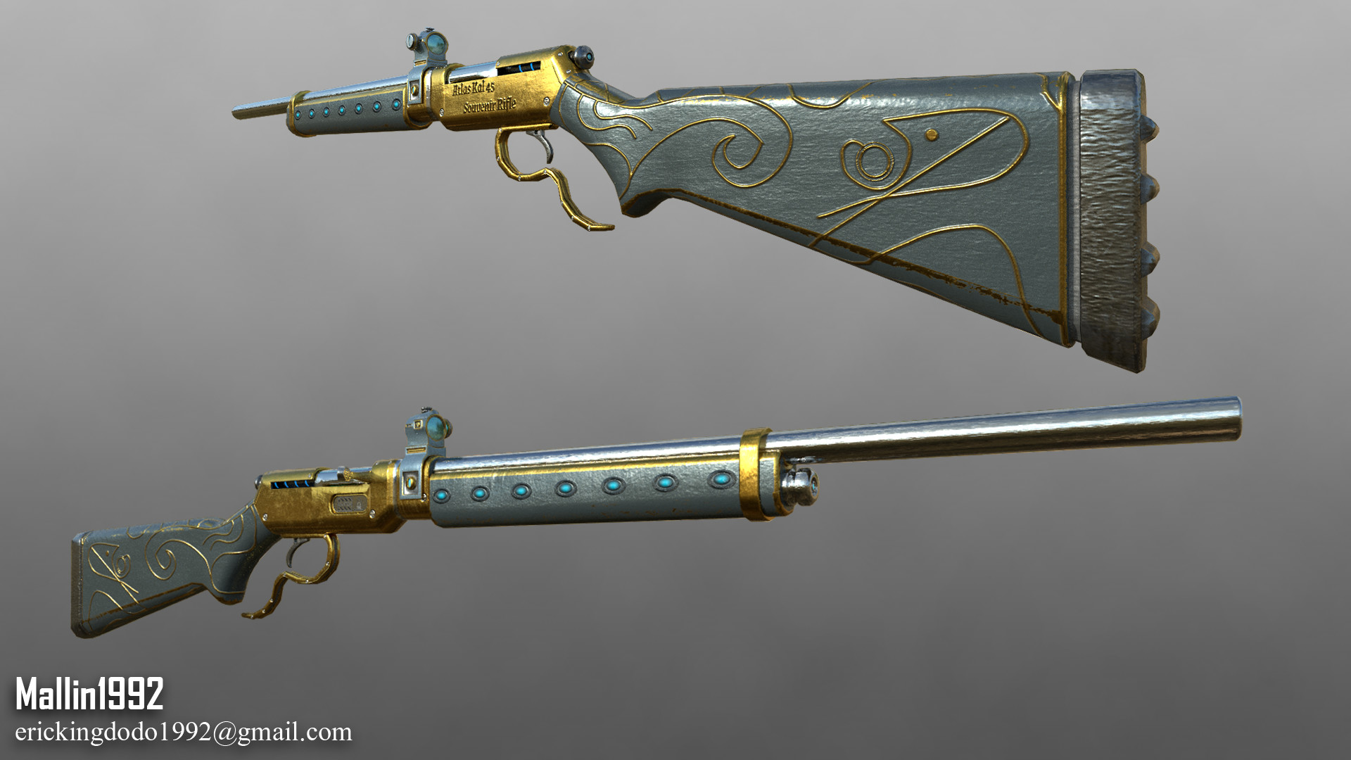 ArtStation - Retro Rifle