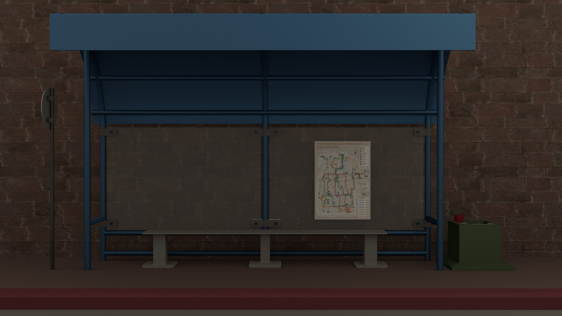 ArtStation - Halte Bus