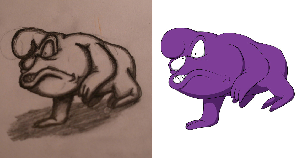 ArtStation - Purple Monster