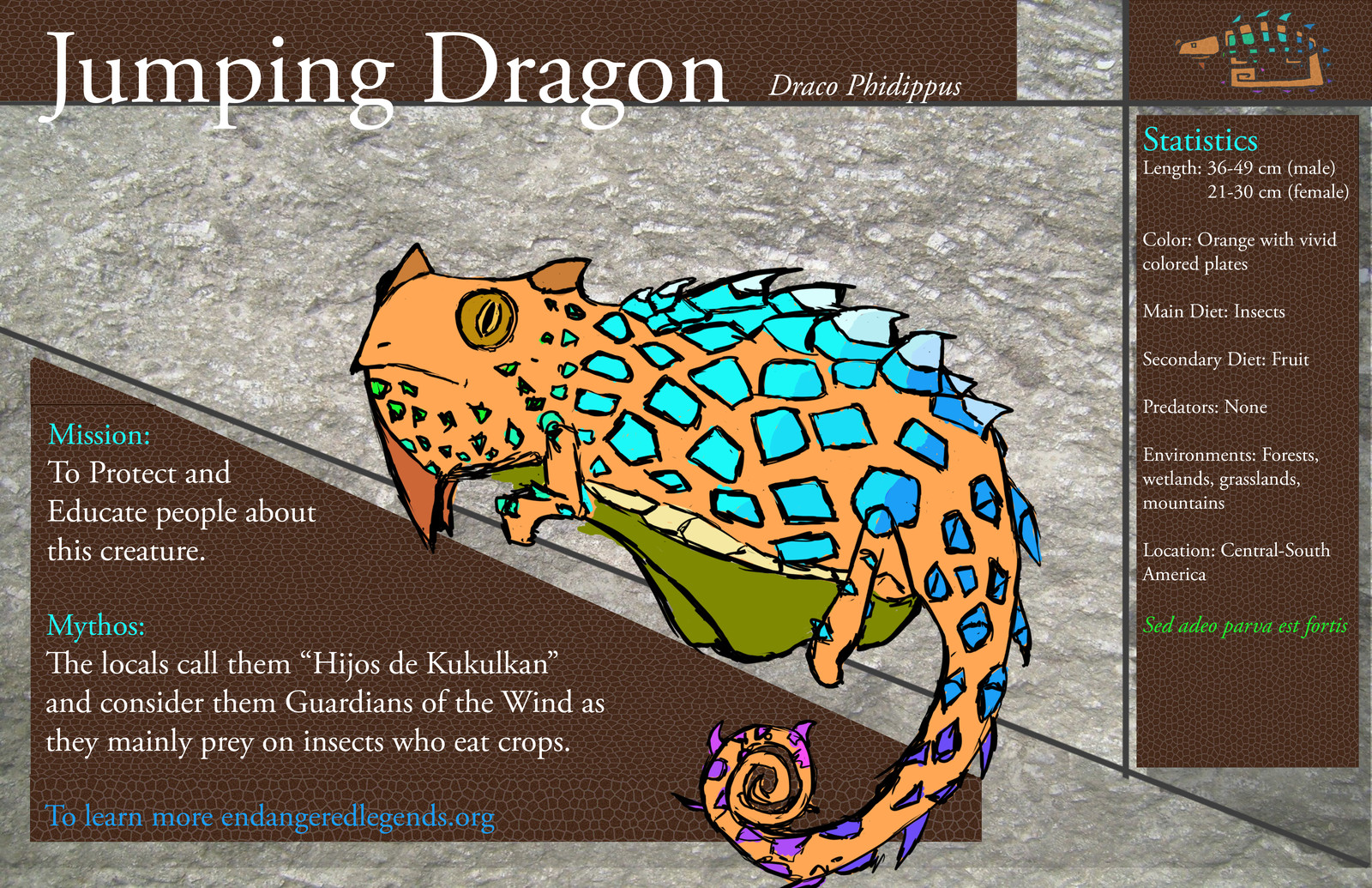 Joel Raynor - Fantasy Creature Concept: Jumping Dragon