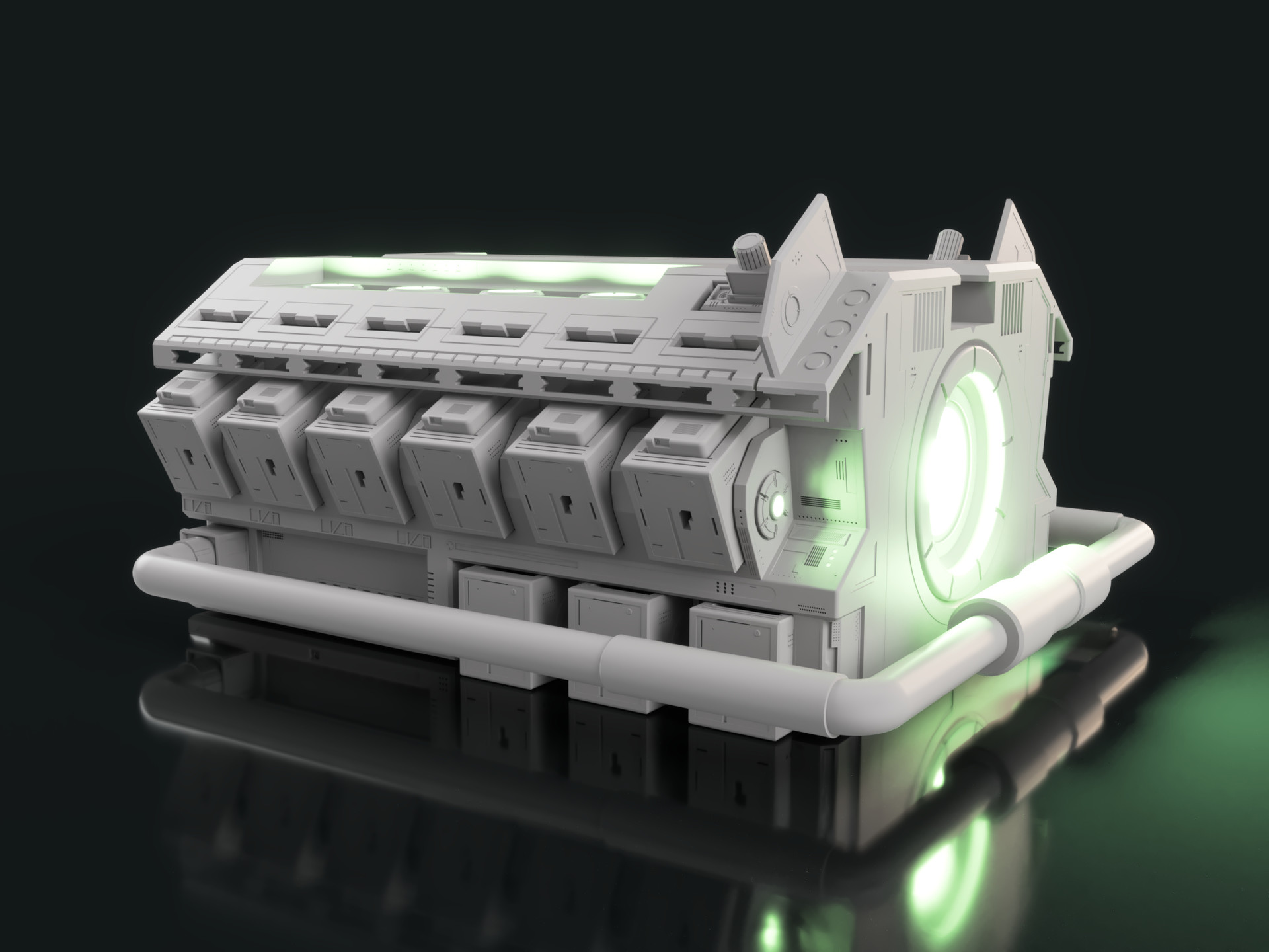 ArtStation - Sci-Fi Engine Motor