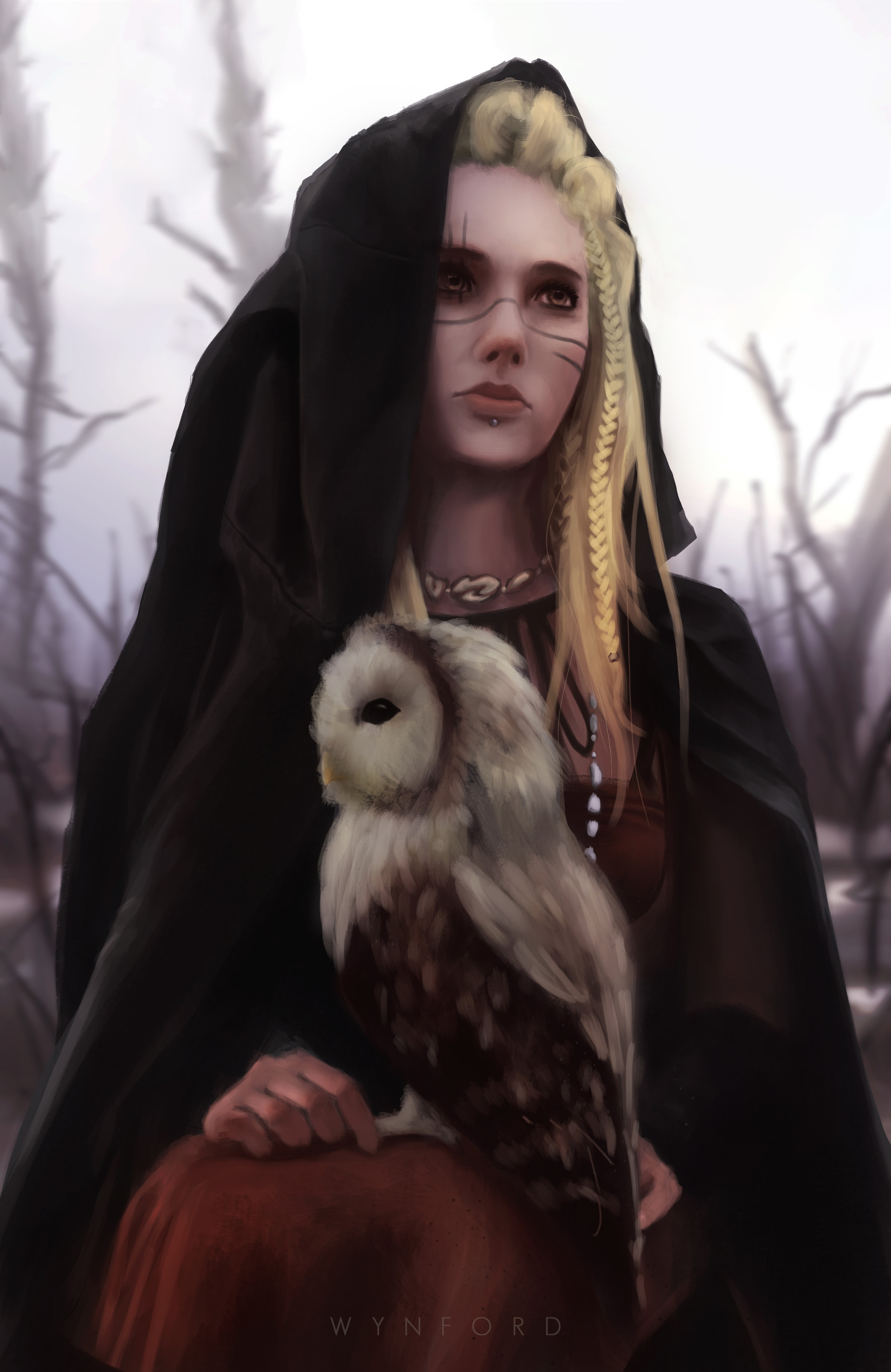 ArtStation - Owl Girl