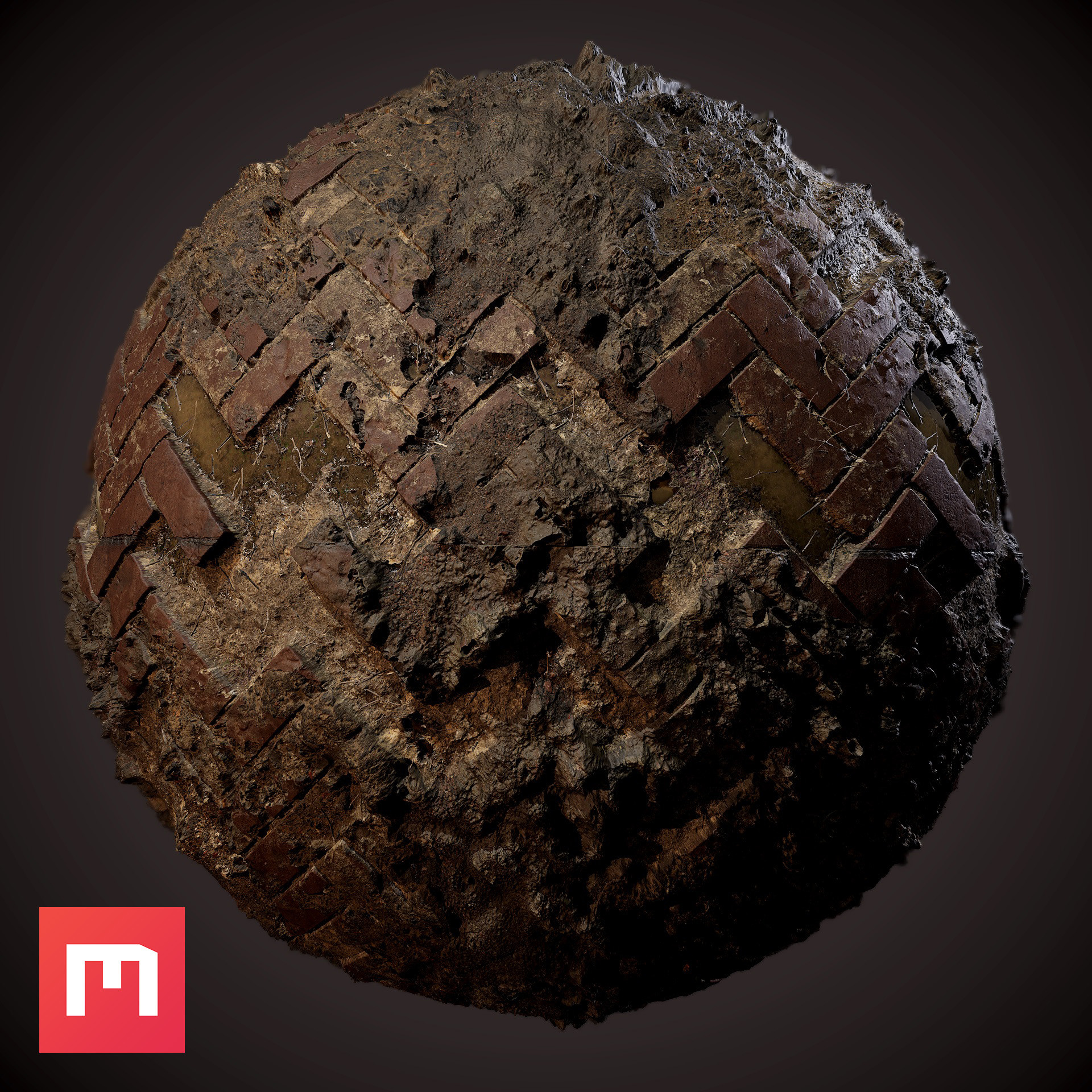 ArtStation - Herringbone_Mud_
