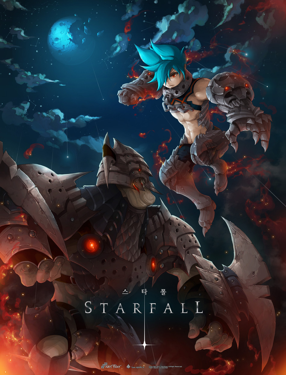 ArtStation - Star fall Illustration and UI art