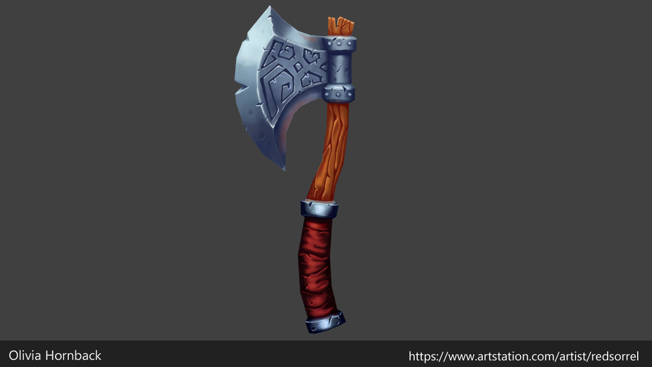 ArtStation - Hand-painted Axe