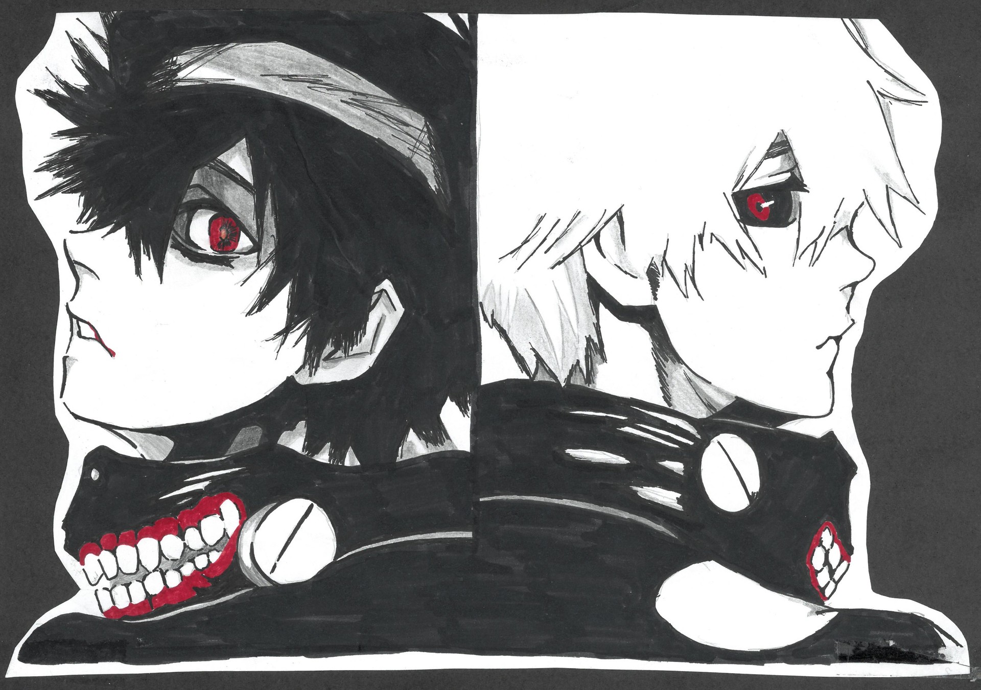 ArtStation - Kaneki Side to side