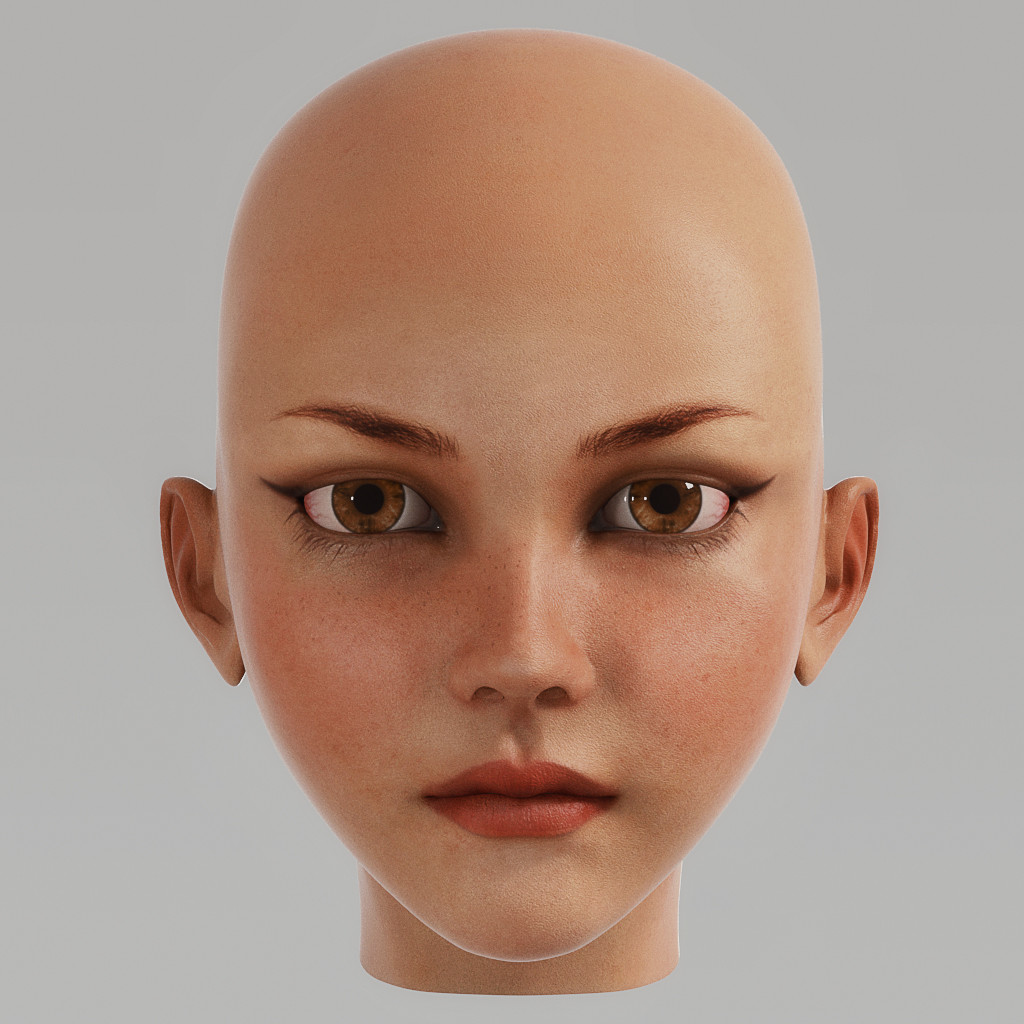 ArtStation - A girl head