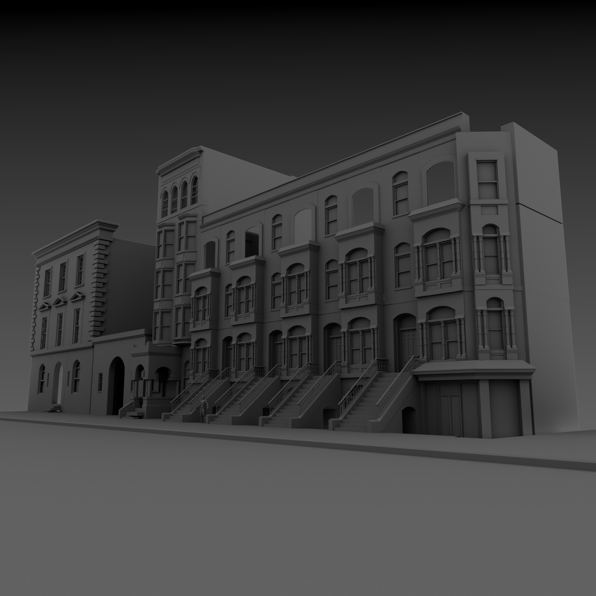 ArtStation - Bronx Street WIP