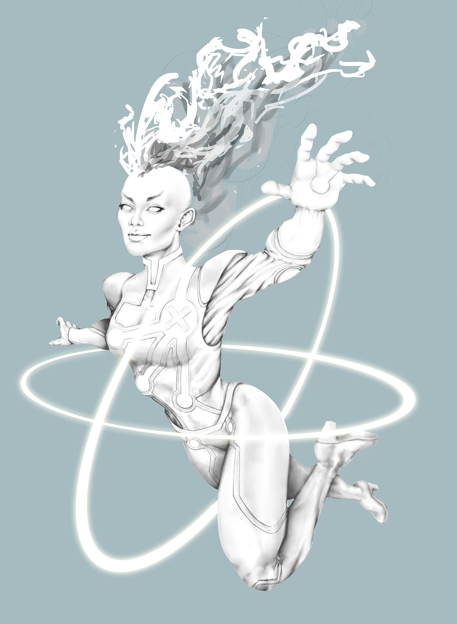 Toni Santos - Firestorm Amalgam Fanart