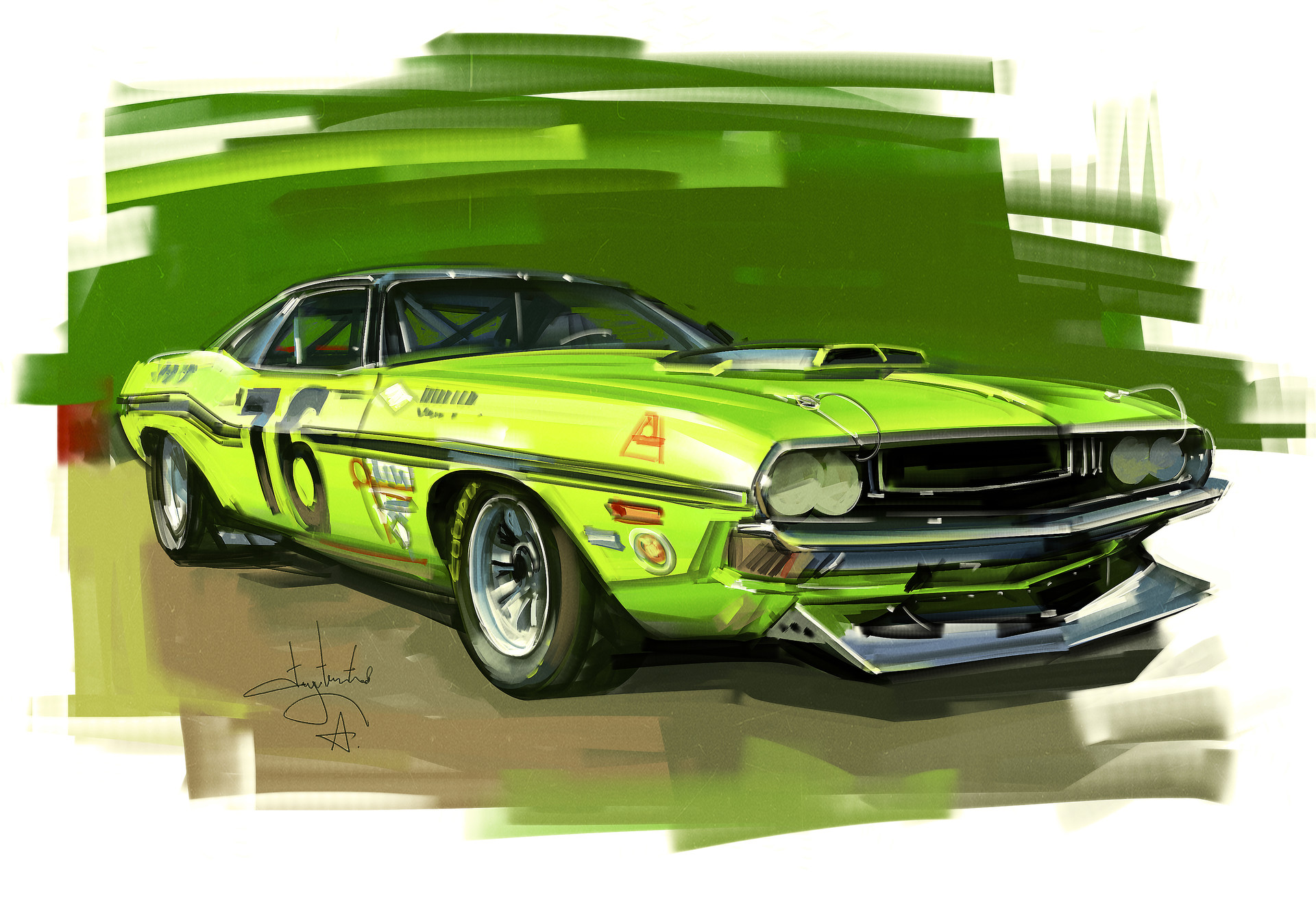 Muscle Car Art